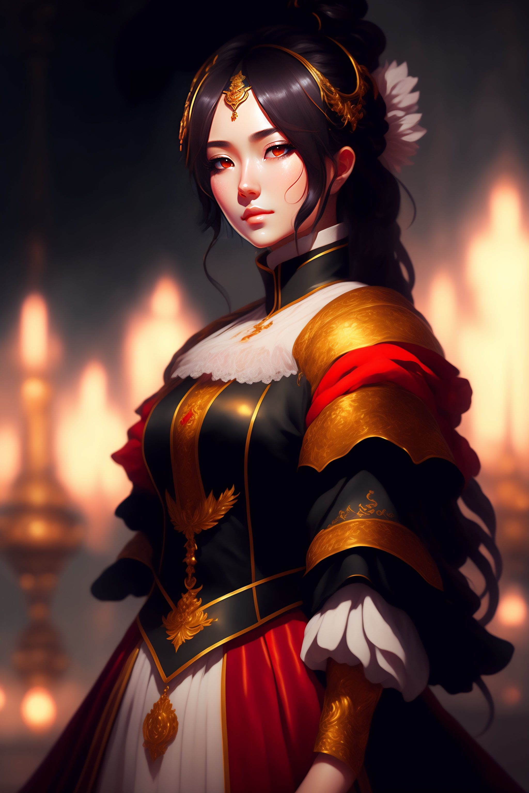 Lexica - Baroque oil painting anime key visual full body portrait ...