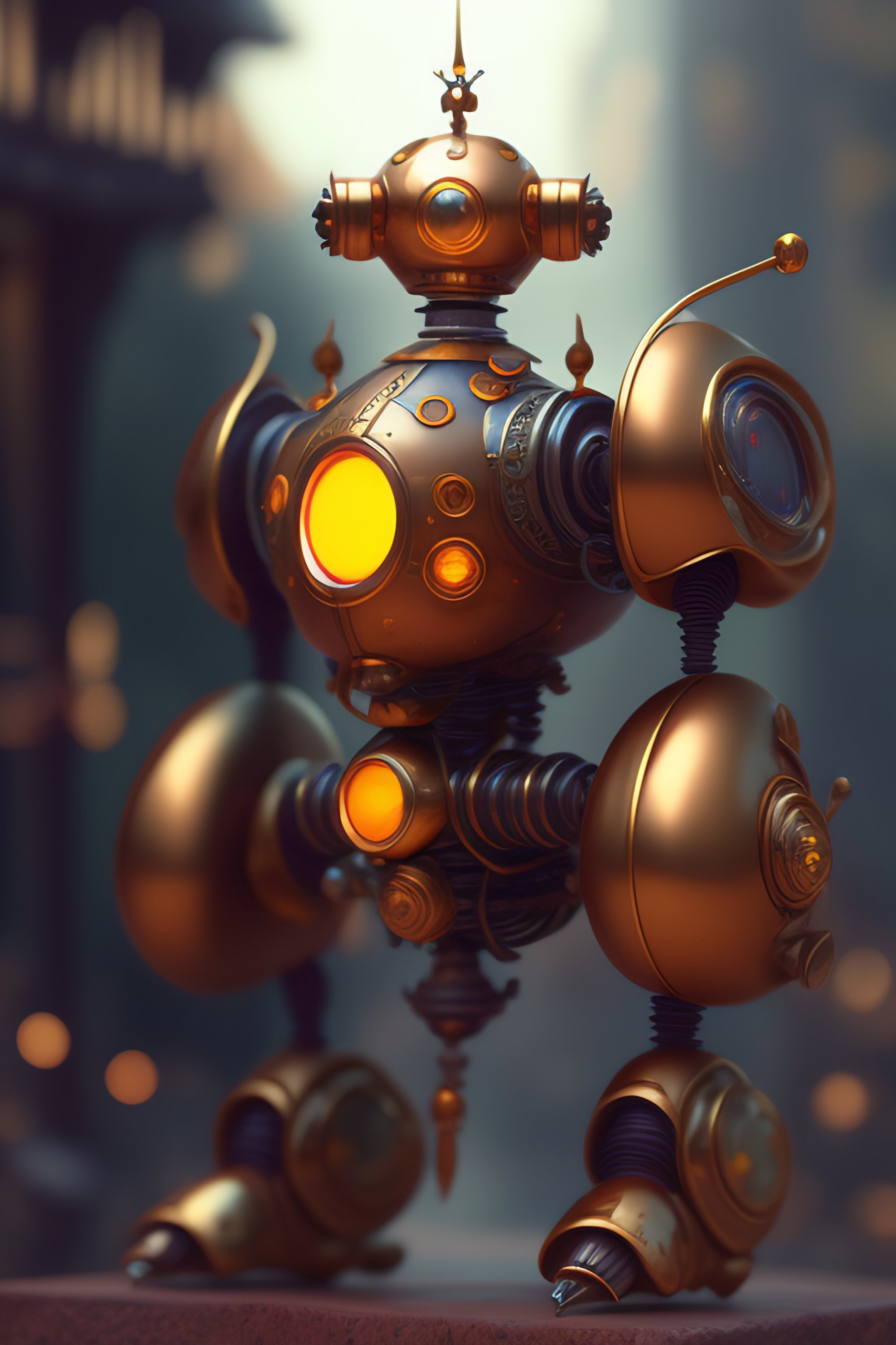Lexica - Pinocchio as a steampunk style robot, highly detailed, digital ...