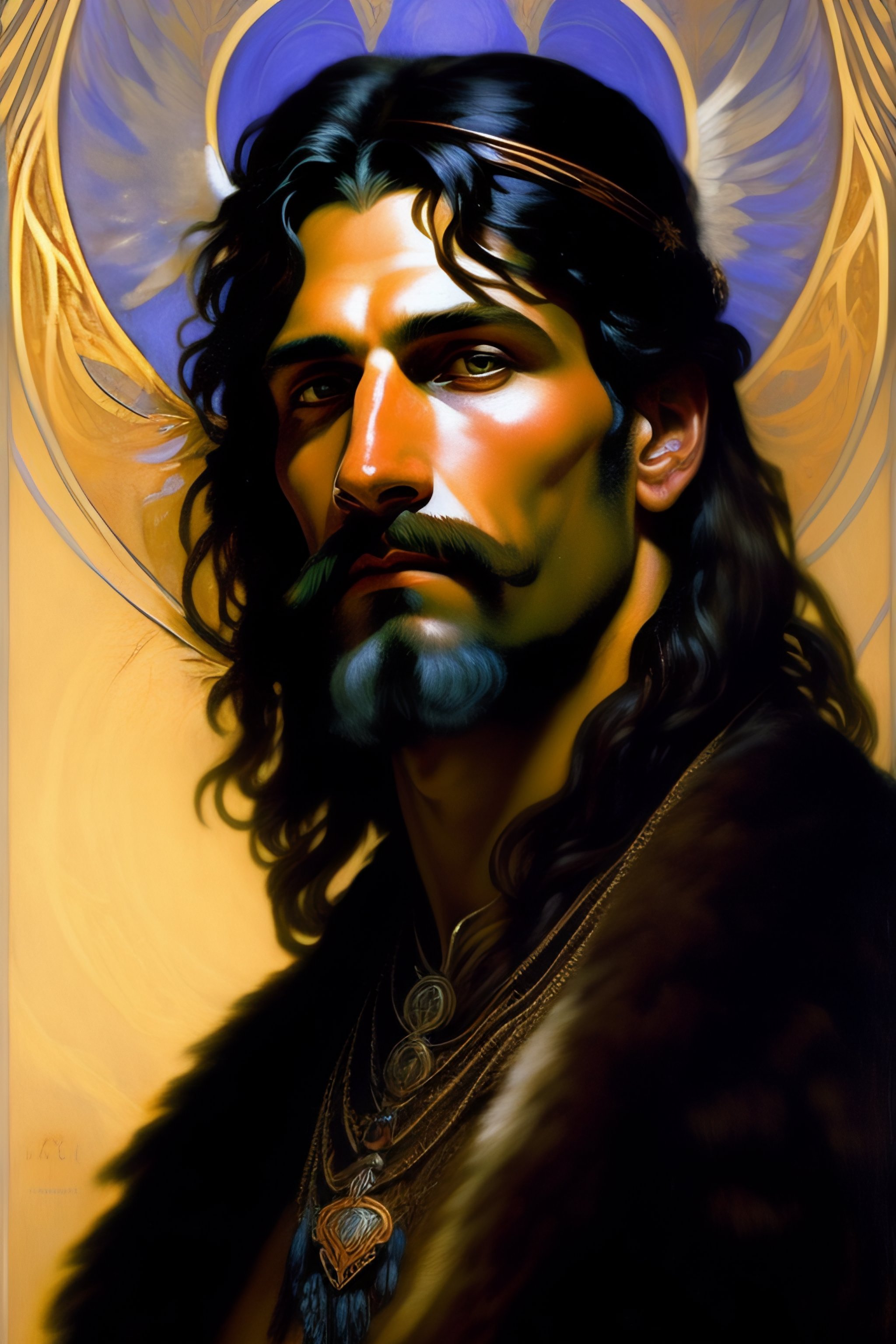 Lexica - Beautiful portrait, man, realistic detailed face portrait of a ...