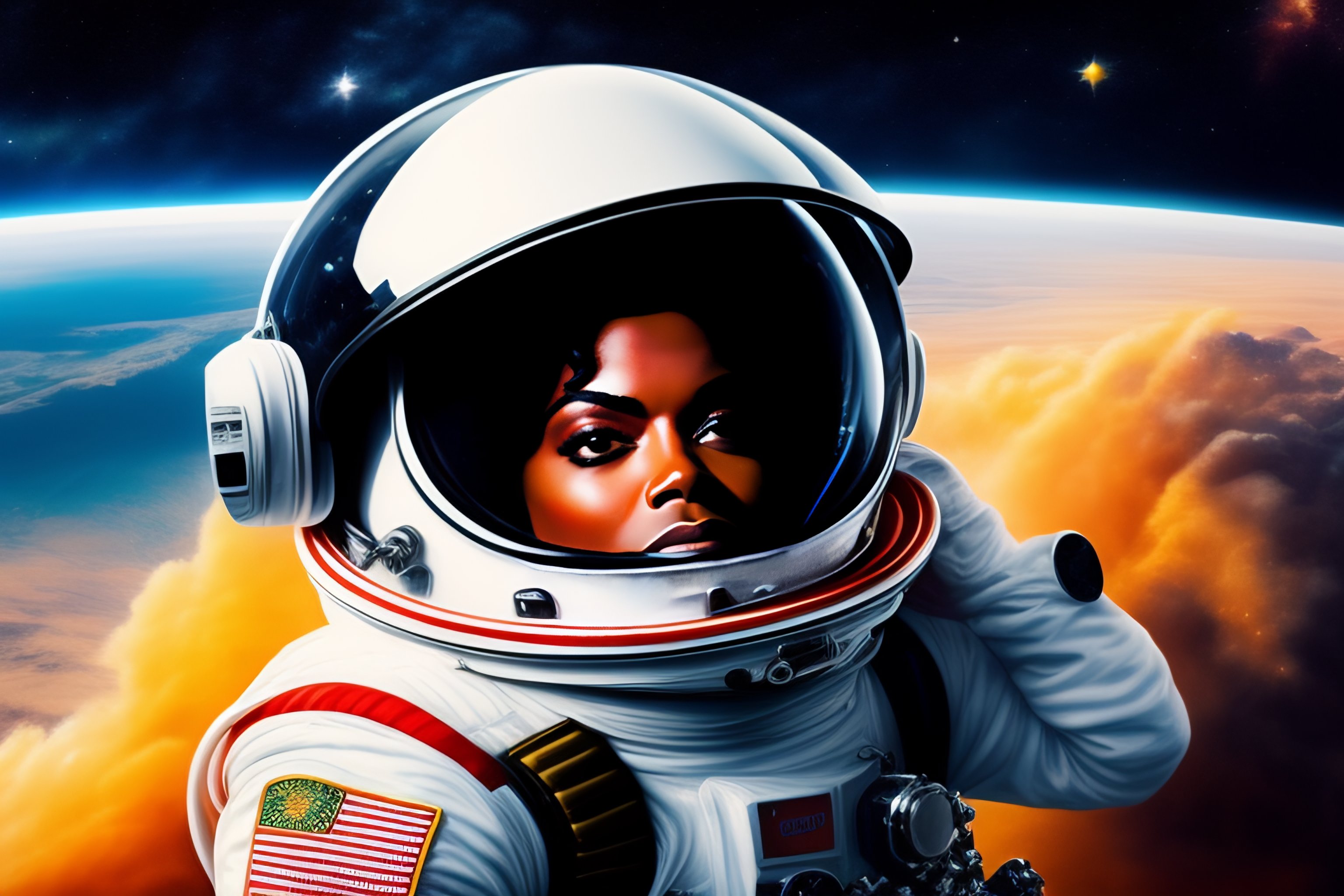 Lexica - Michael jackson in space