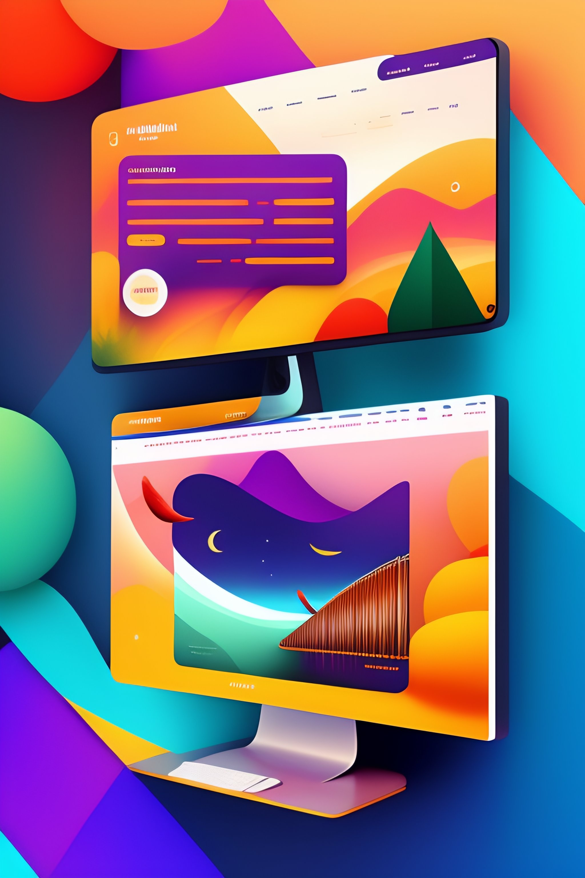 Lexica - Webpage background hero image for web3 educational platform ...