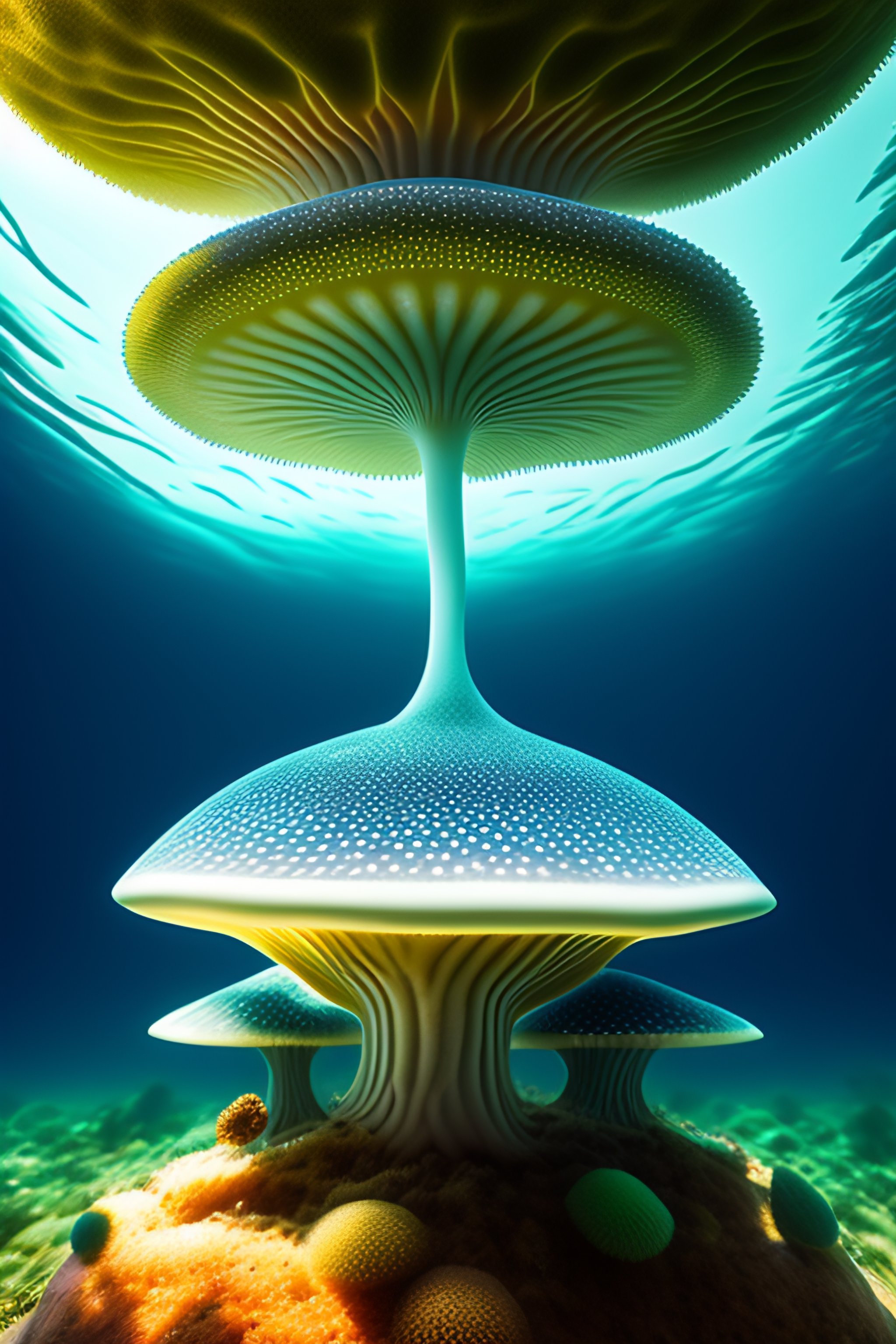 Lexica - Stingray tree creature mushroom amoeba