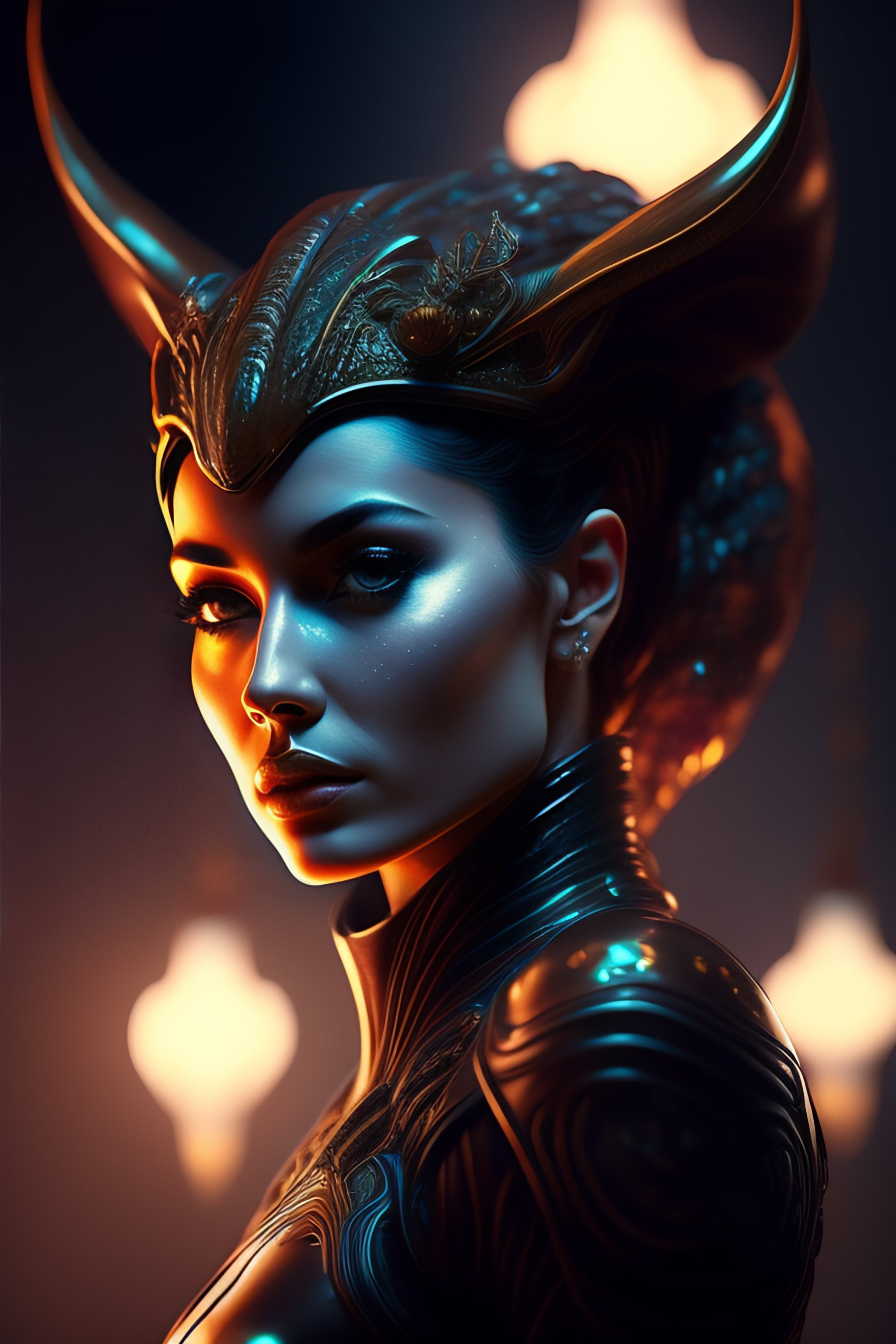 Lexica - Epic professional digital art of alien, atmospheric lighting ...