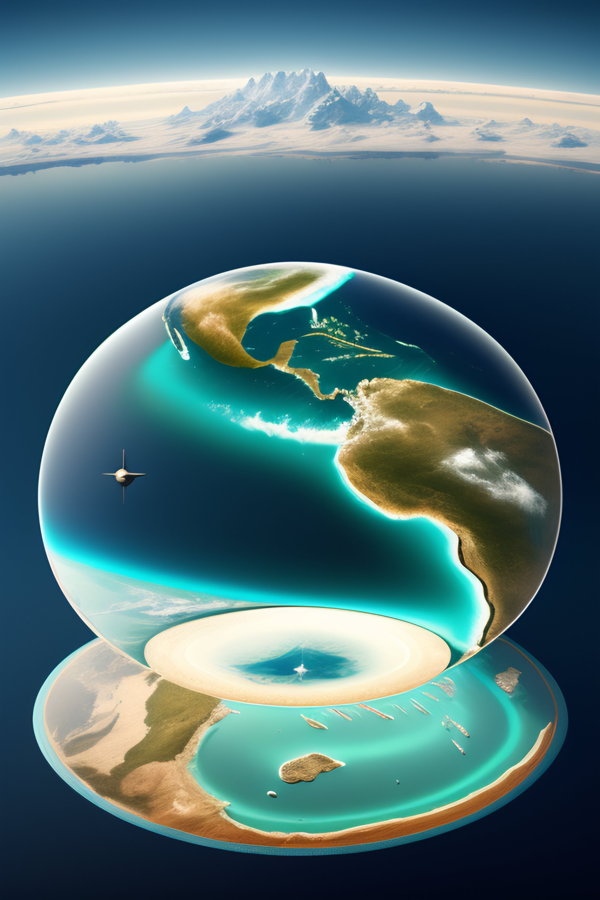 Lexica - Real flat Earth map