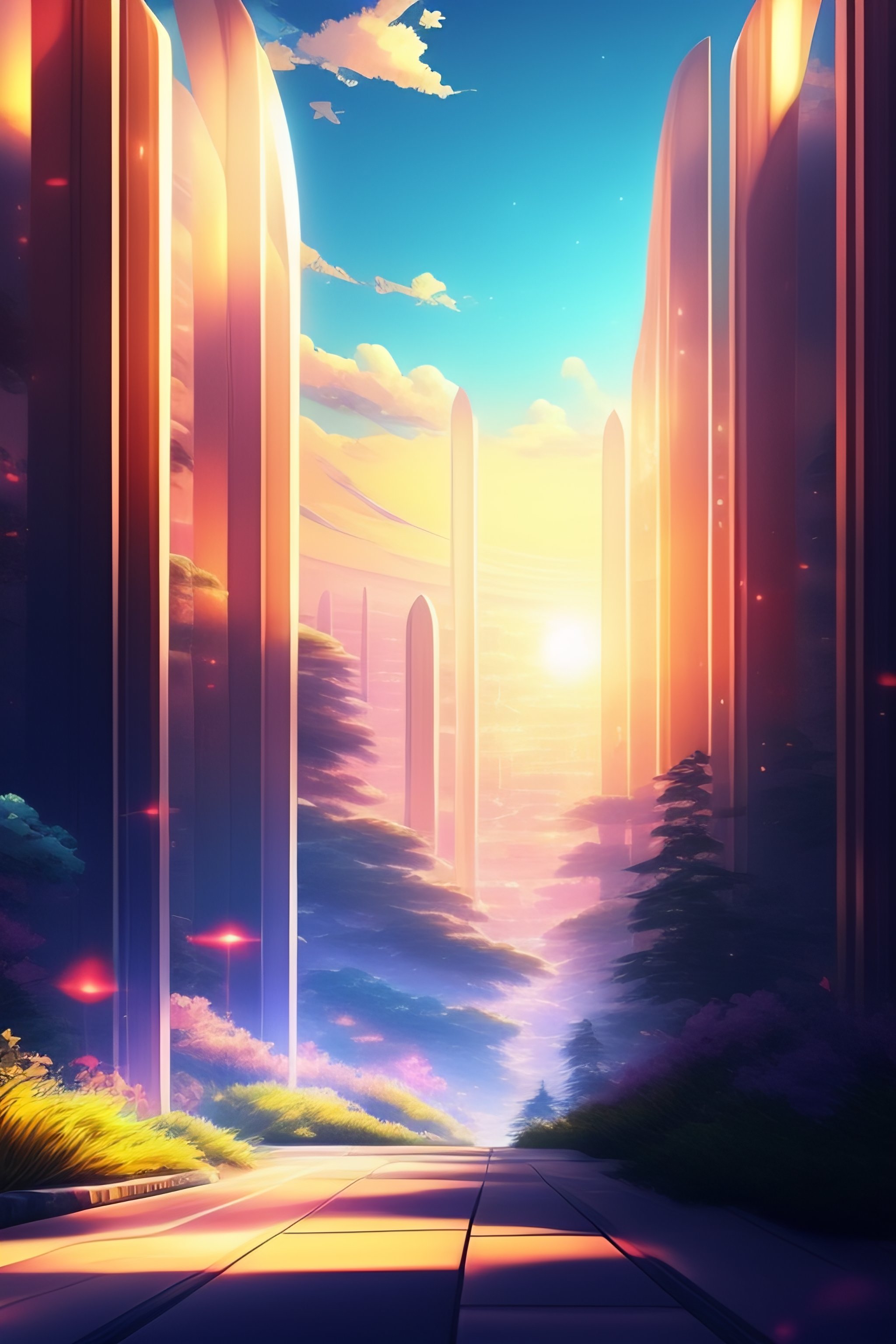 Lexica - Anime background, high quality