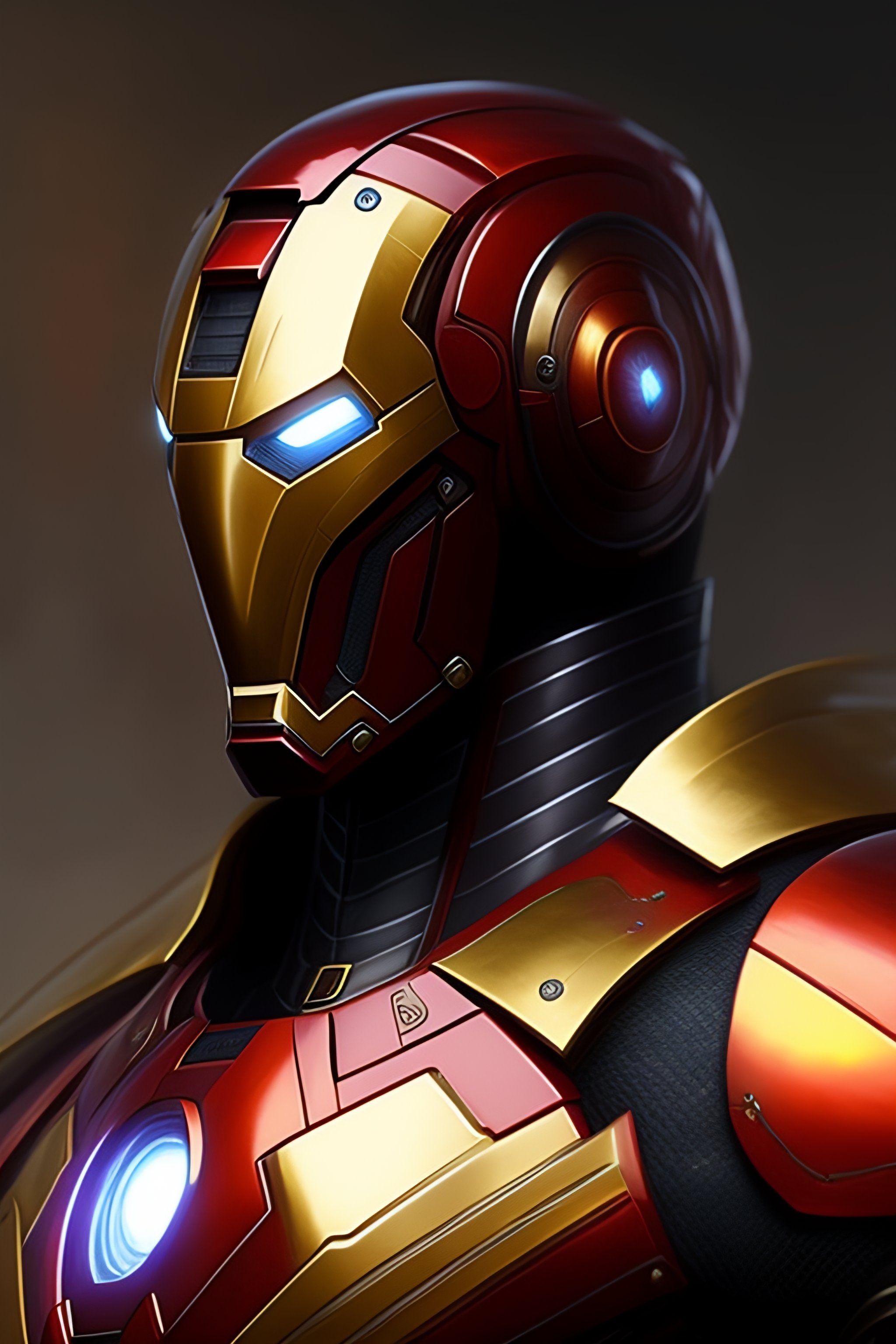 Lexica - Steampunk Iron Man, d & d, fantasy, portrait, highly detailed ...