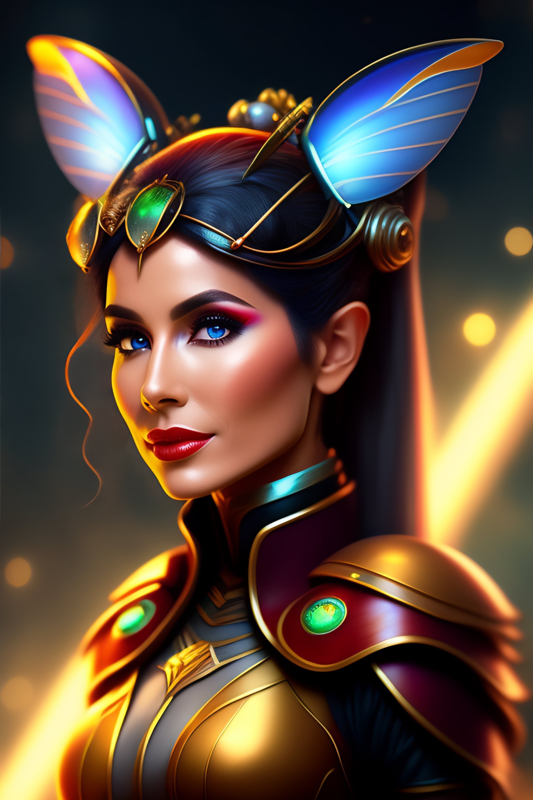 Lexica - Elf with insect antennae starfinder