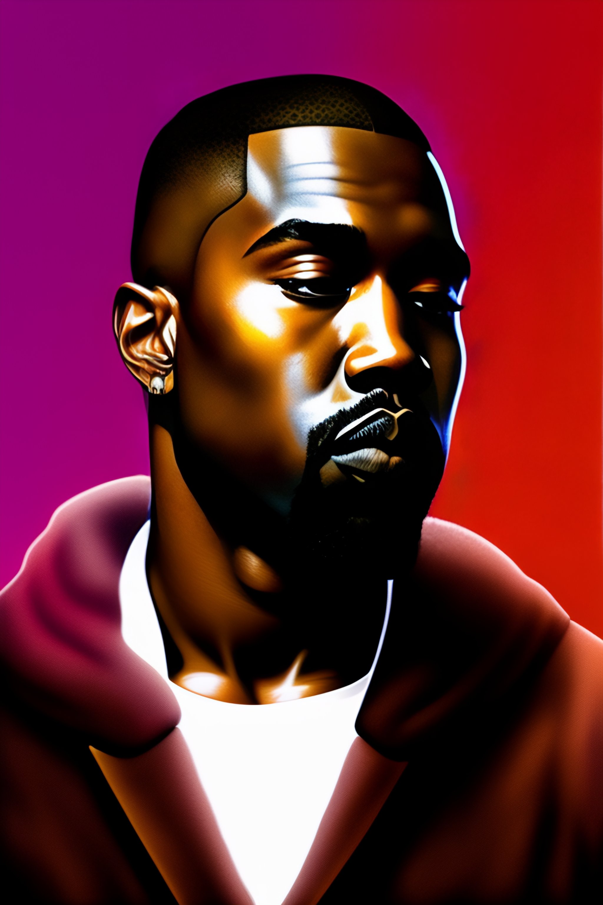 Kanye West Line Drawing