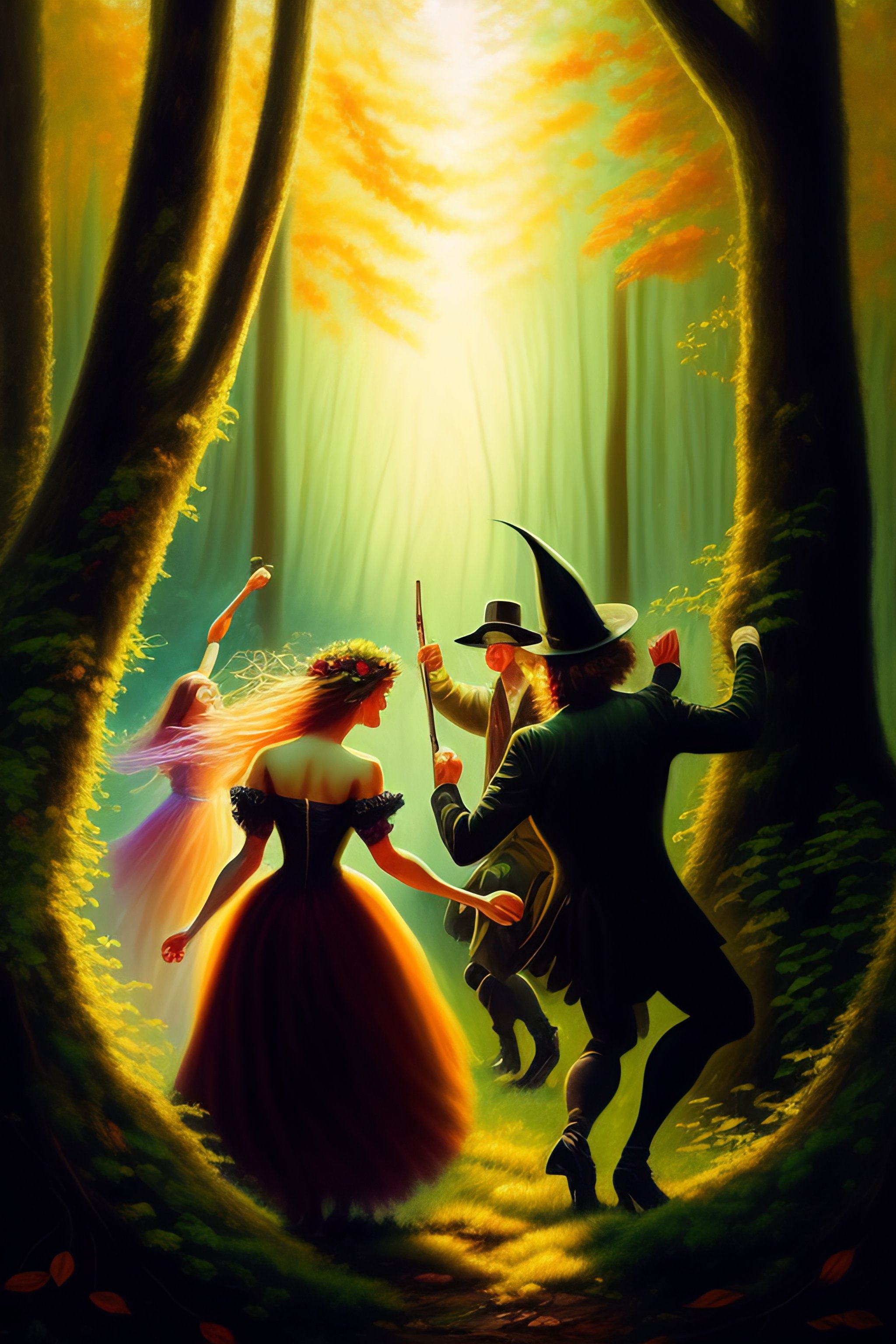 Lexica - Witches and satyrs dancing in the forest