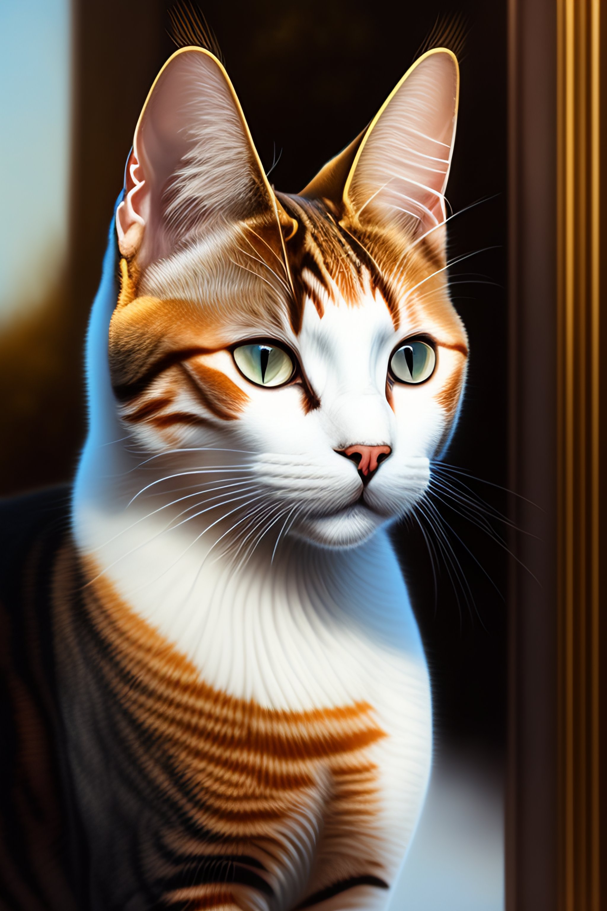 Lexica - Cat in the coulour white/brown
