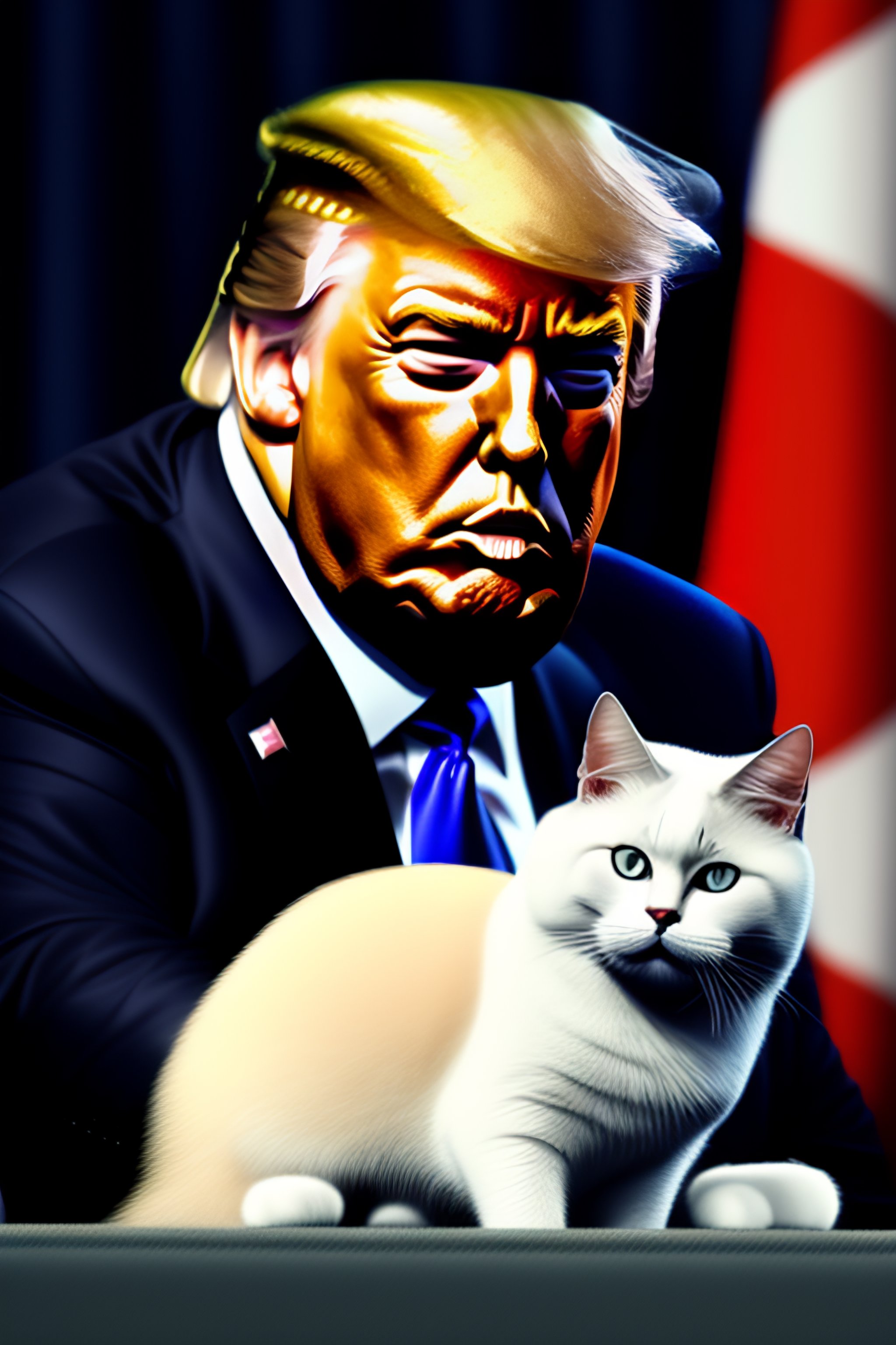 Lexica - Trump killing a cat