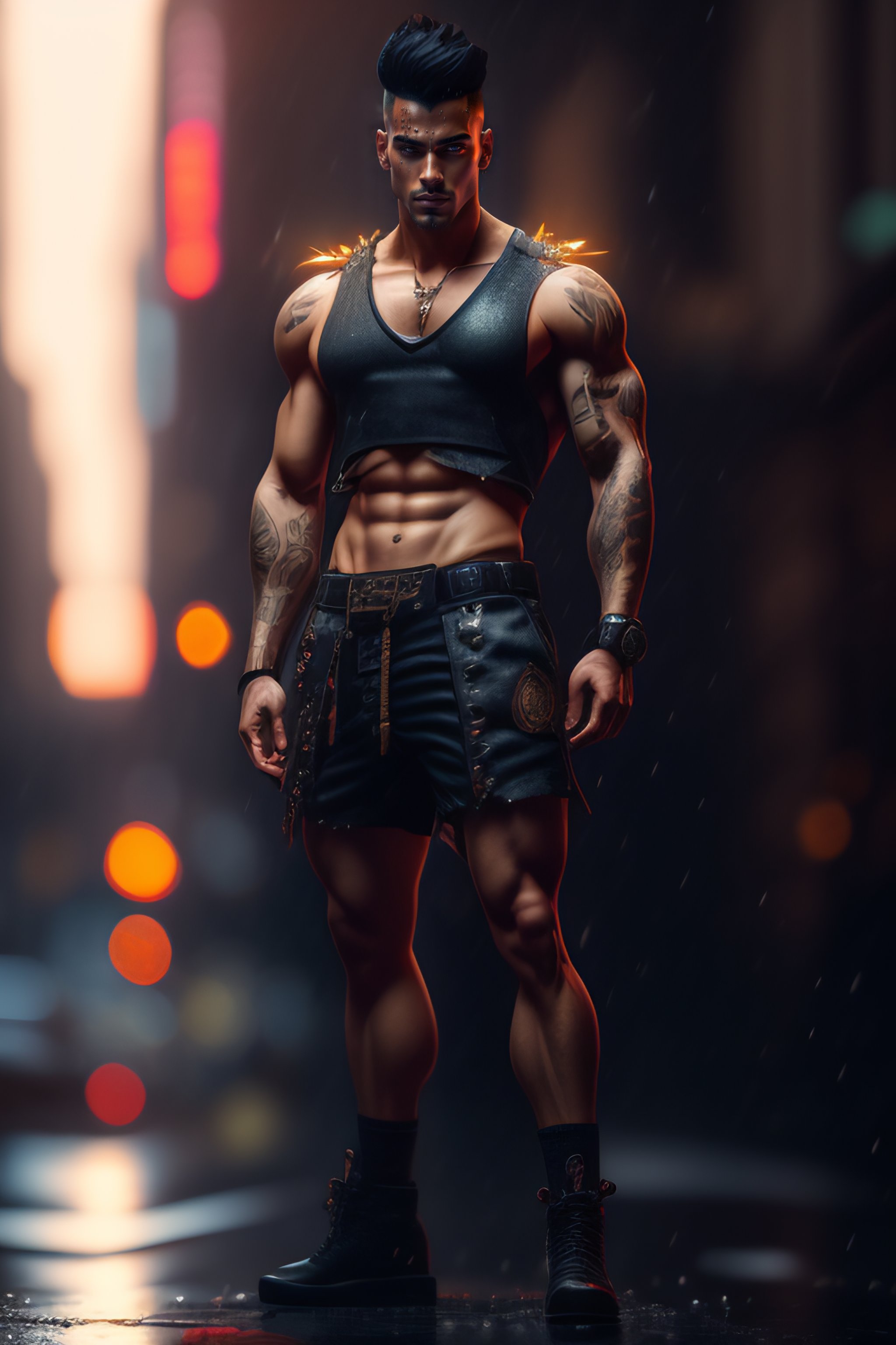 Lexica - Full body pose, hyperrealistic mixed media painting of a ...