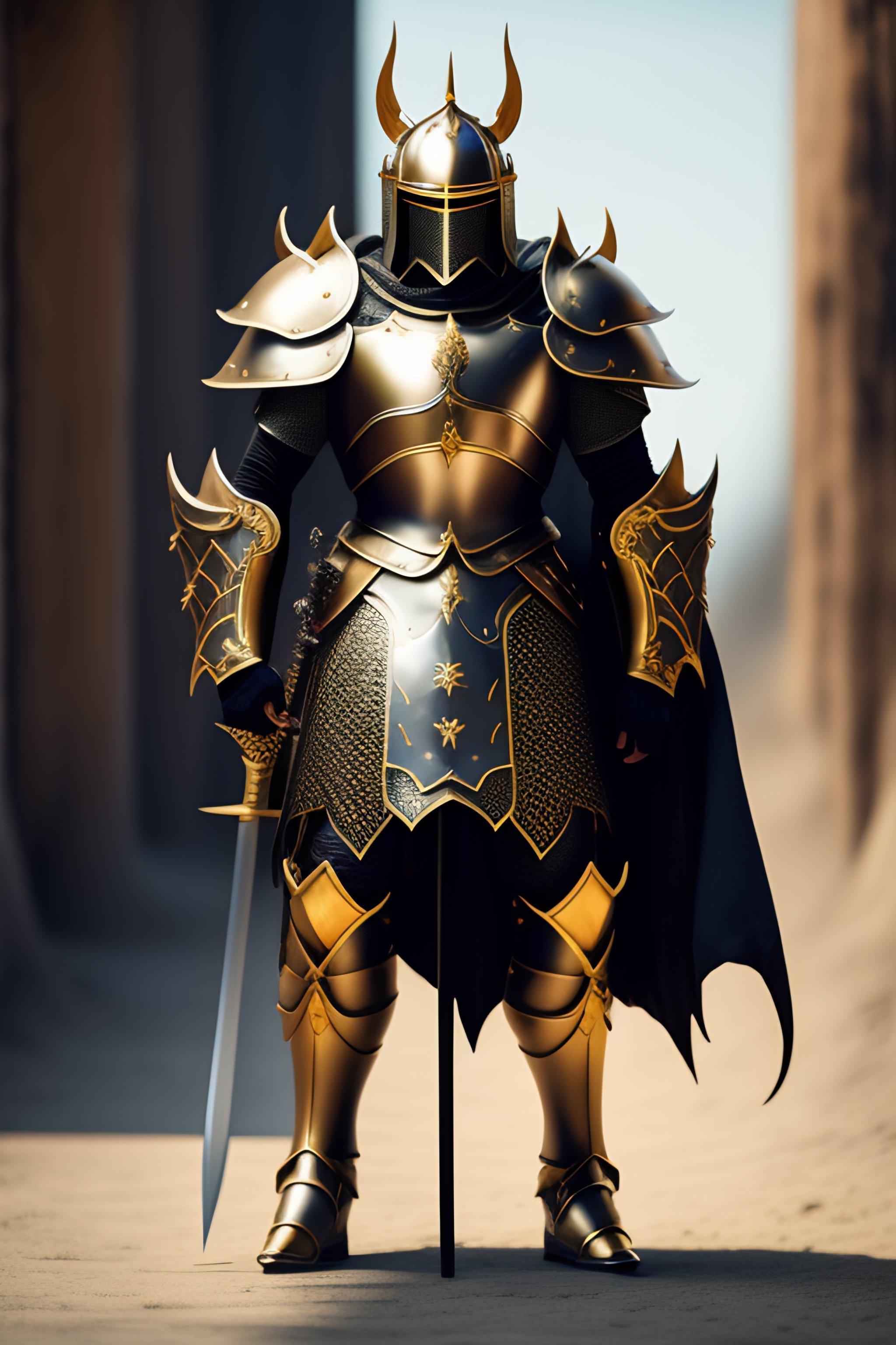Lexica - Berserk knight armor with a lot of light, hyperrealistic ...