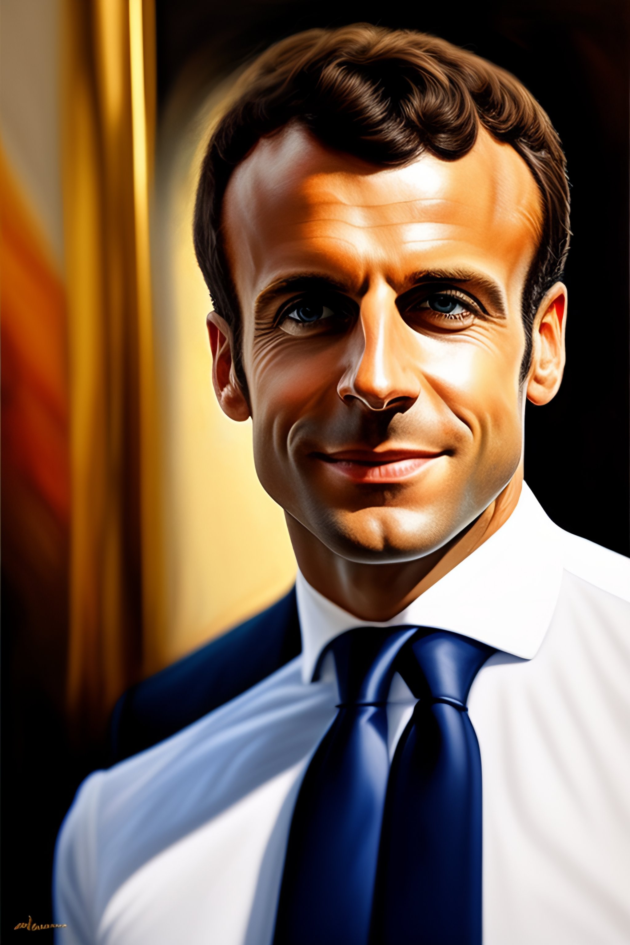 Lexica - A portrait of emmanuel macron
