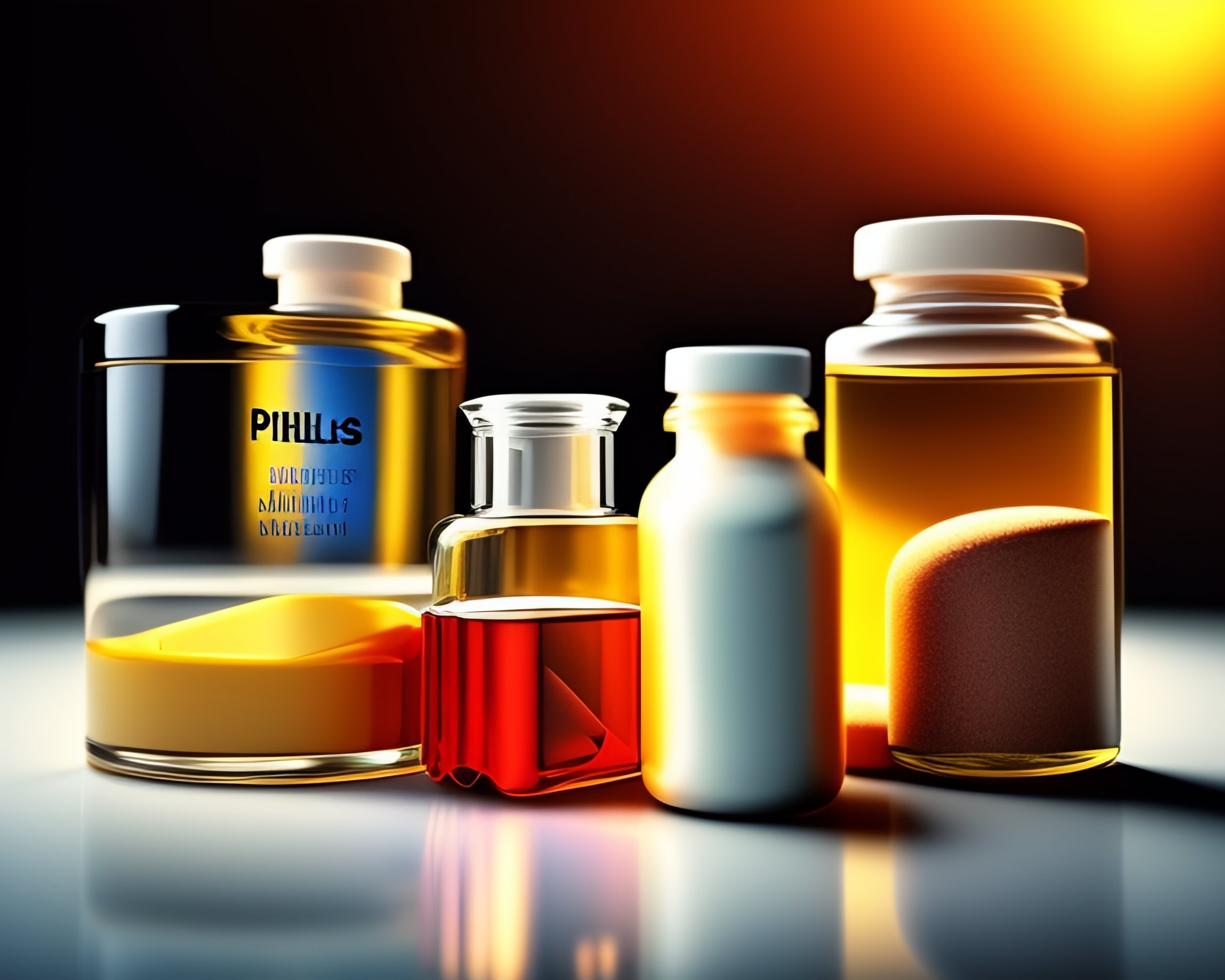 Lexica - Pills, vial on the table, pharmacy