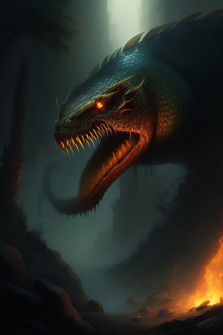 Lexica - Necrotic Serpent: Slithering through the desolate ruins, the ...