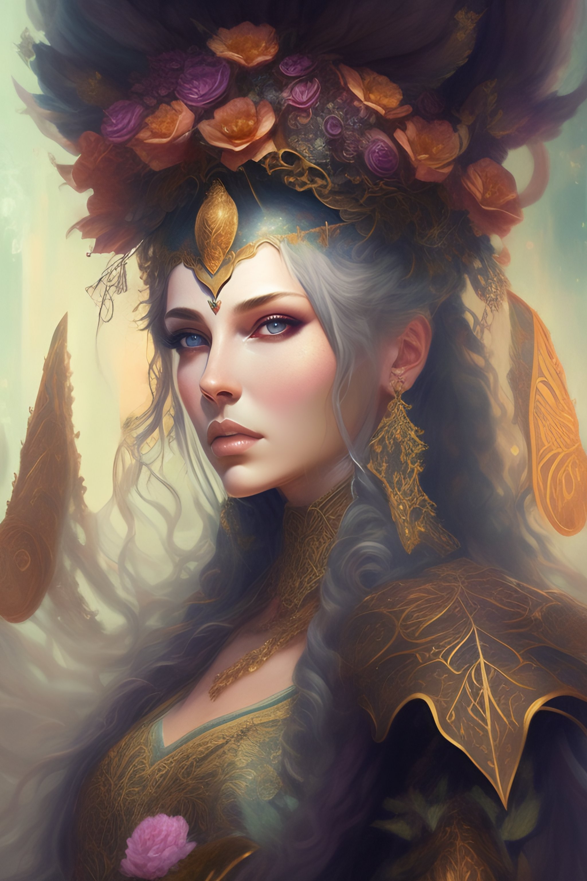 Lexica - A beautiful detailed front view portrait of a dead rotten ...