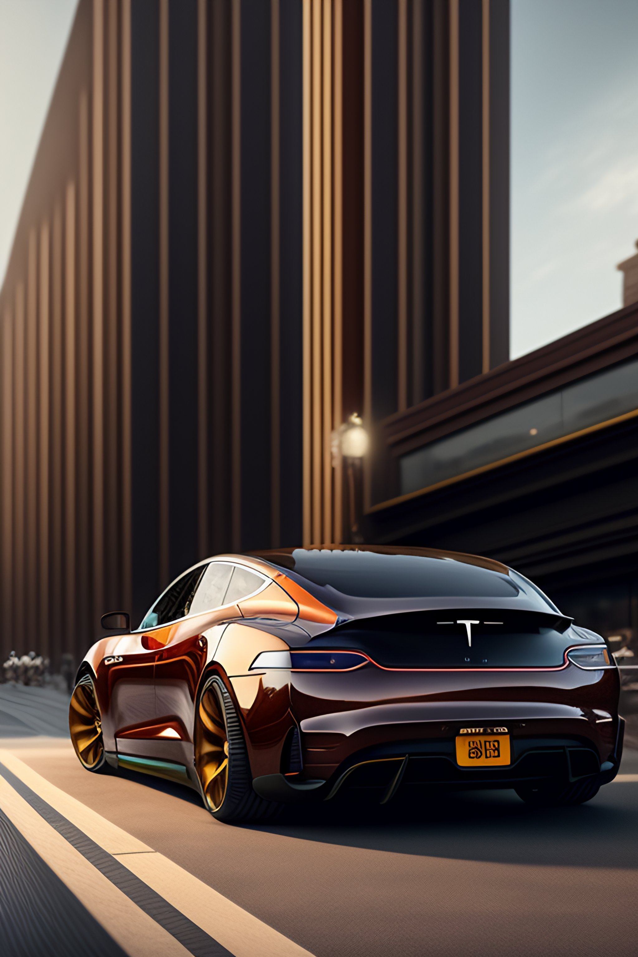 Lexica - Steampunk, tesla, photorealistic, detailed, on a city street ...