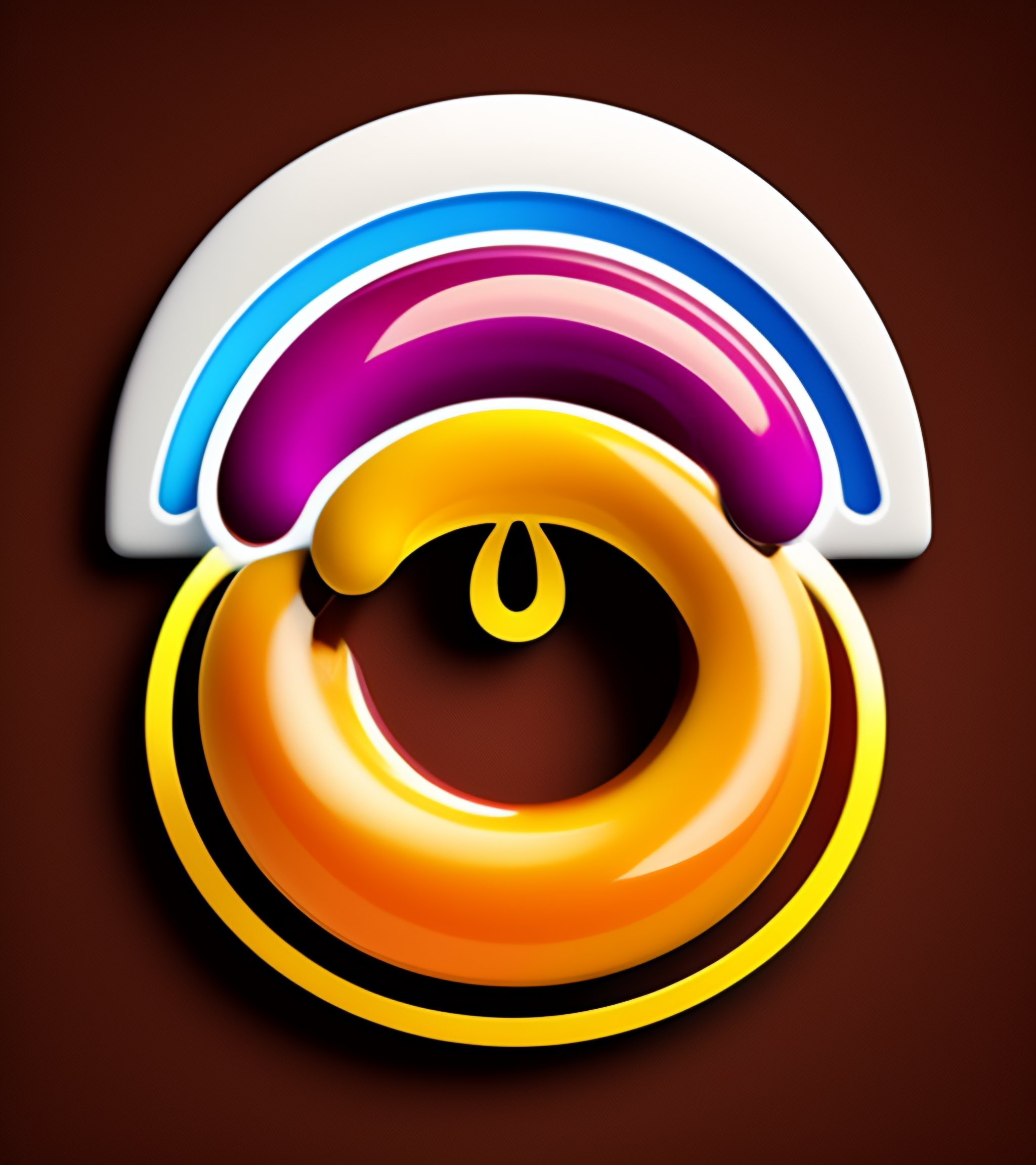 Lexica - A sausage party, cartoon discord server logo, 2d, S P initials