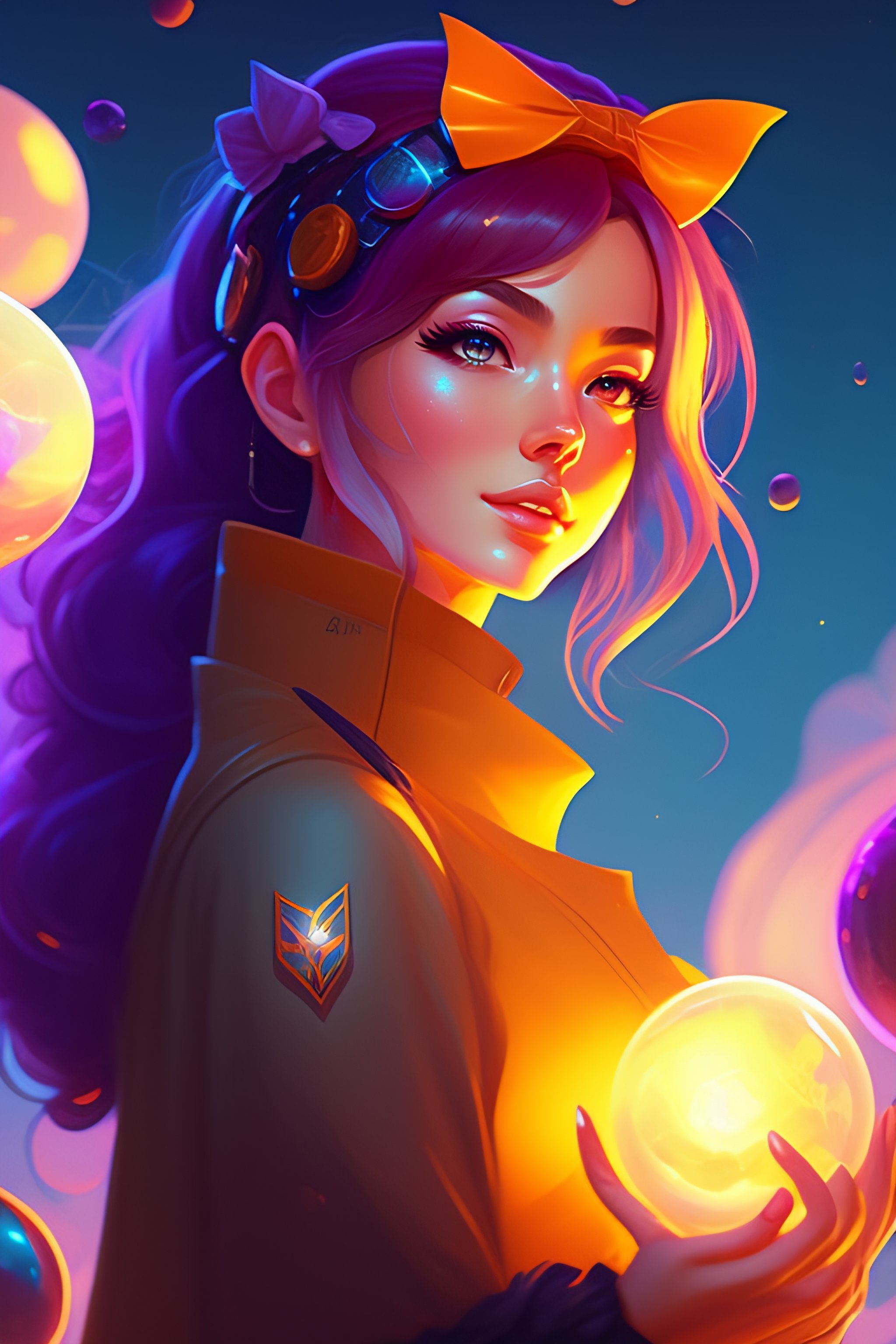 Lexica - Magic mad scientist, inside cosmic labratory, radiating a ...