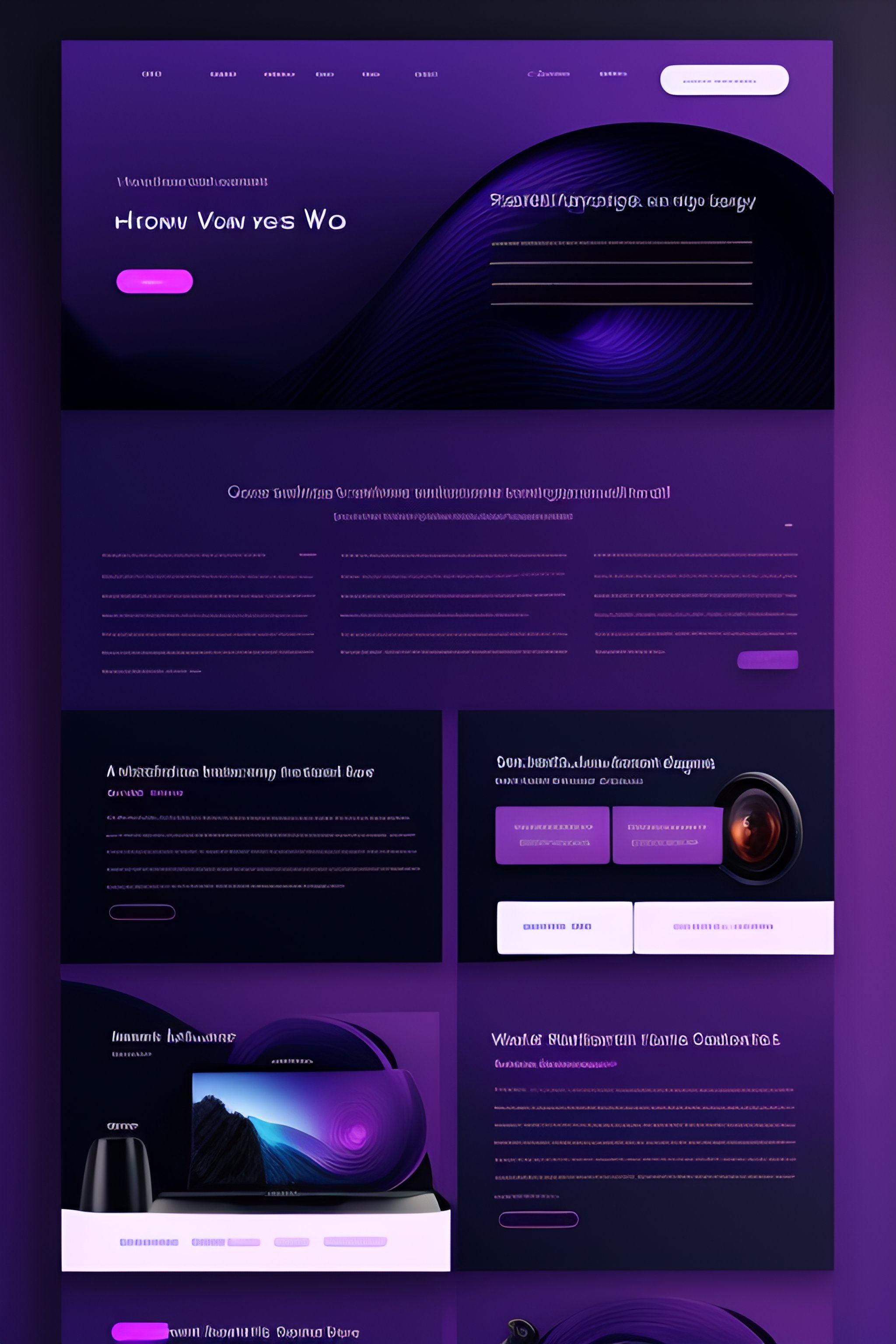 Lexica - Dark purple themed banner for a professional front end ...