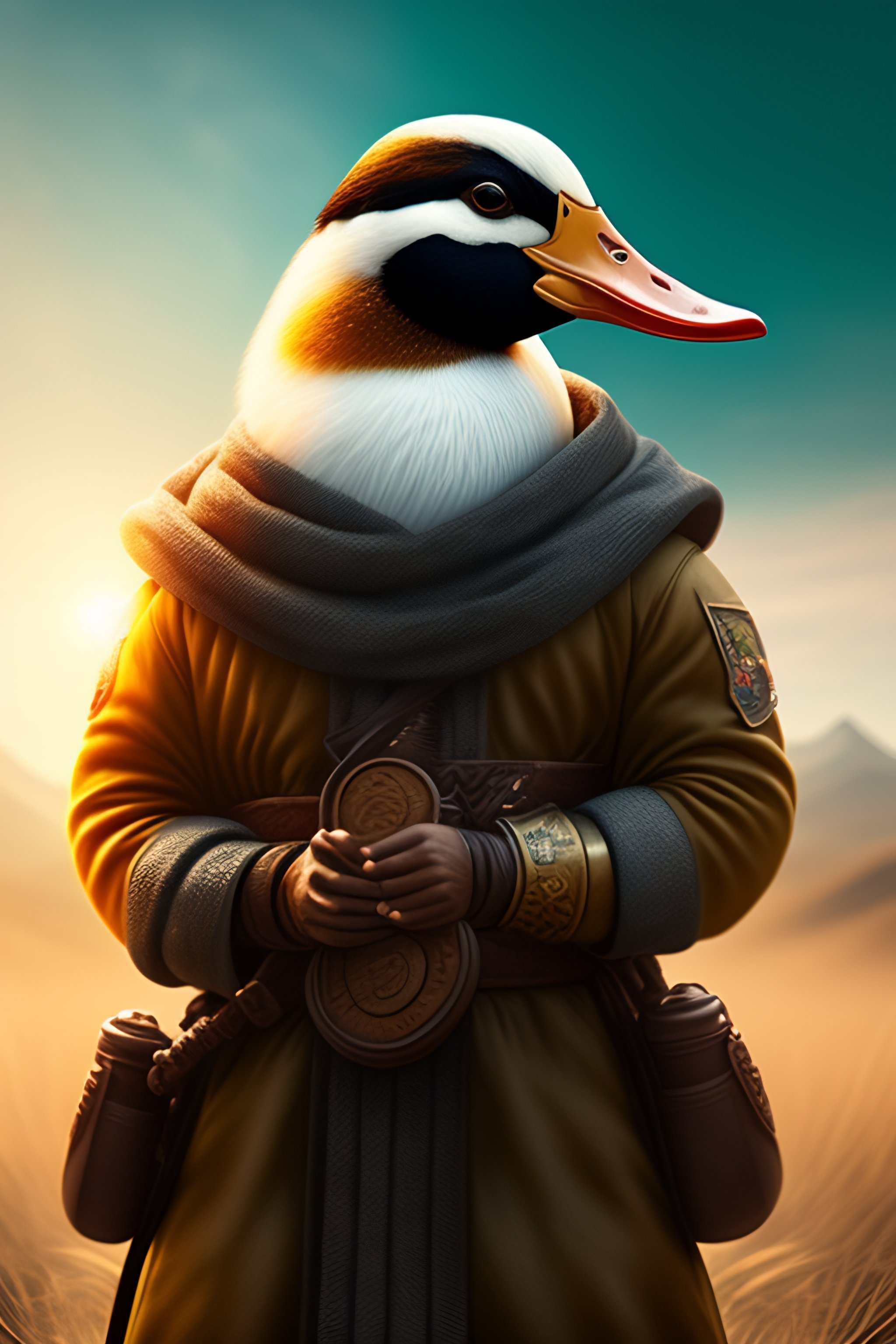 Lexica - Dondald duck Warrior