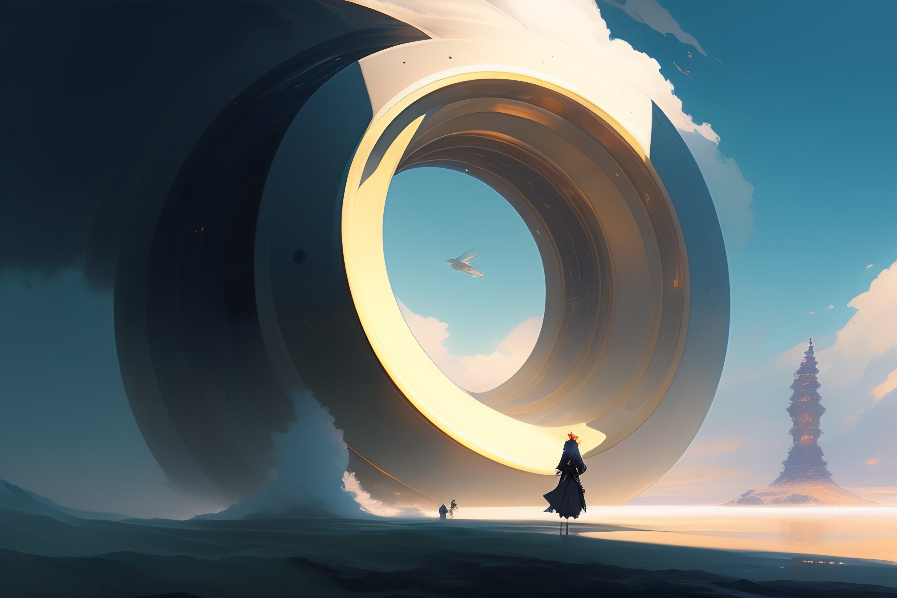 Lexica - Abyss,Magic Circle,machine, panoramic,perfect art, trending on ...