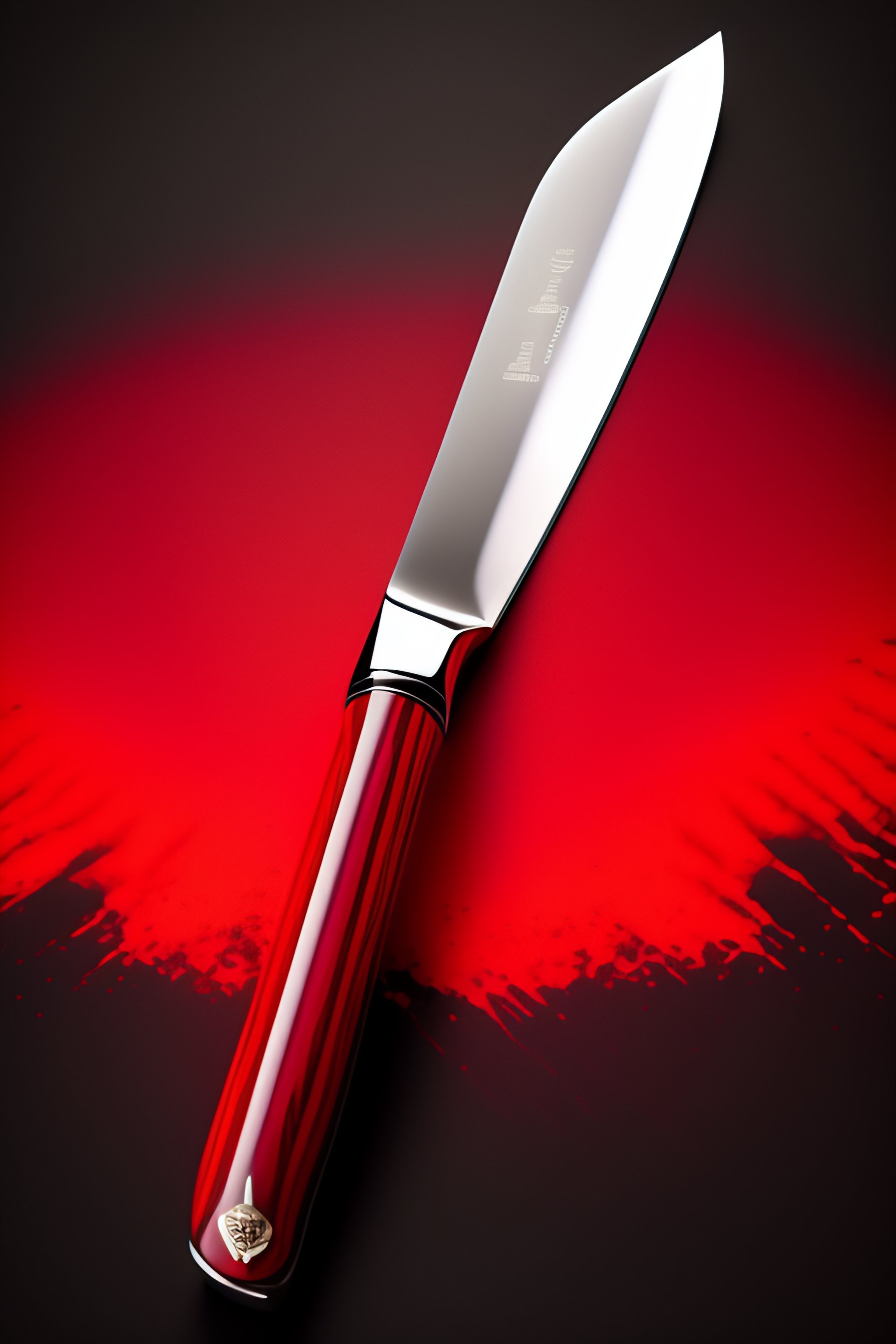 Lexica - Knife covered in red blood album cover art, red and black ...