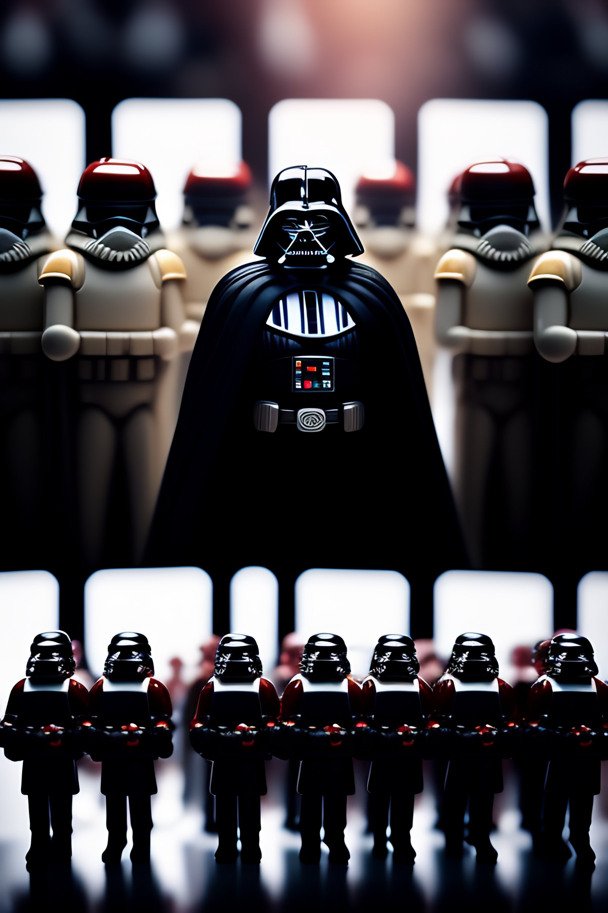 Lexica - Angry Dictator Darth Vader commanding the Stormtroopers from ...