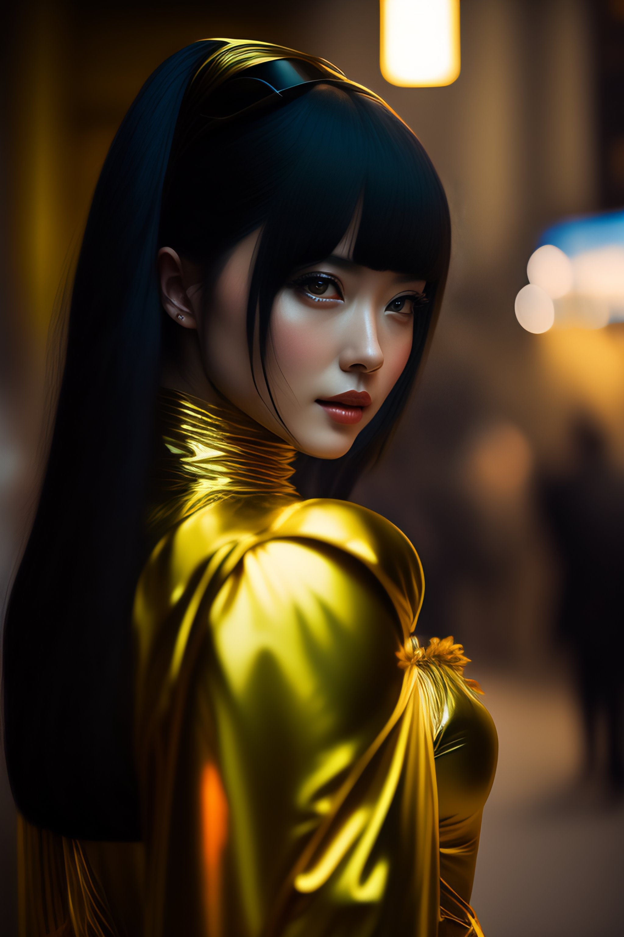 Lexica Photoreal Cosplay Cosplayer Cyber Punk Kanna Hashimoto
