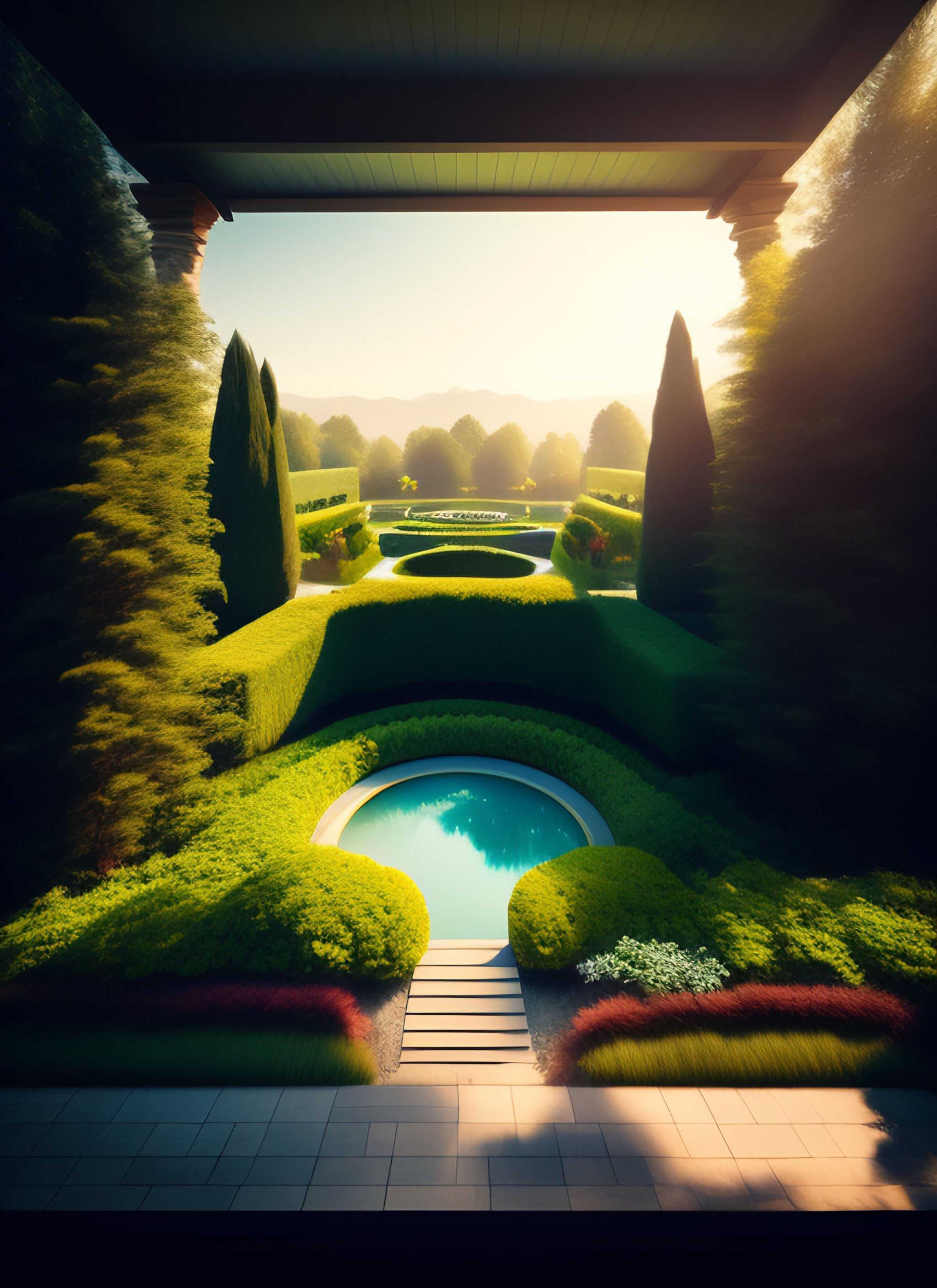 Lexica - Real photograph of dream garden