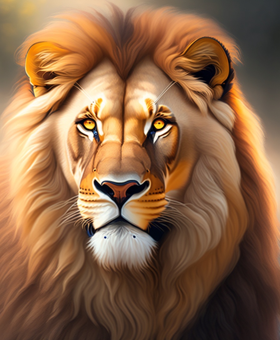 Lexica - The lion, named Leo, possessed a magnificent golden mane that ...