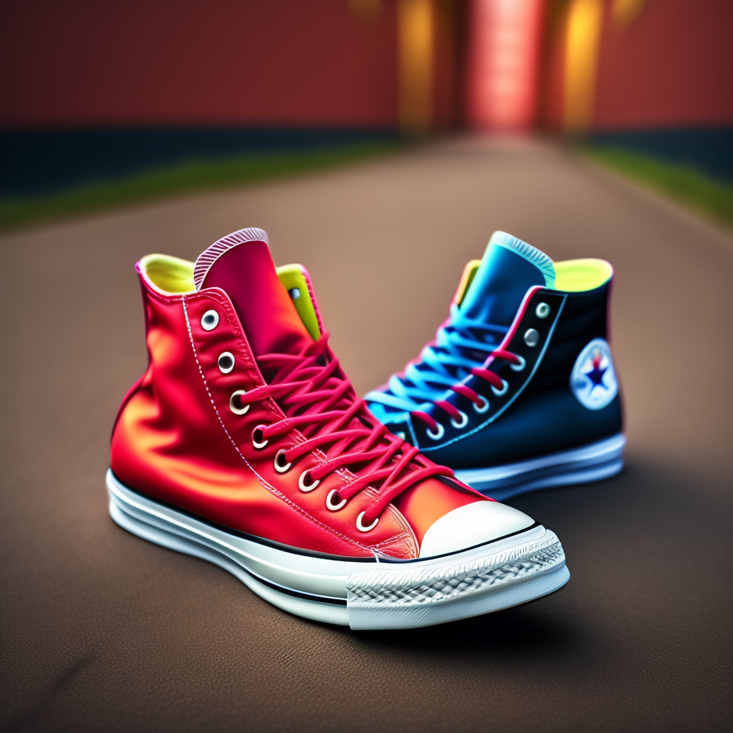 Lexica - Picture of a pair of converse hanging by their shoelaces