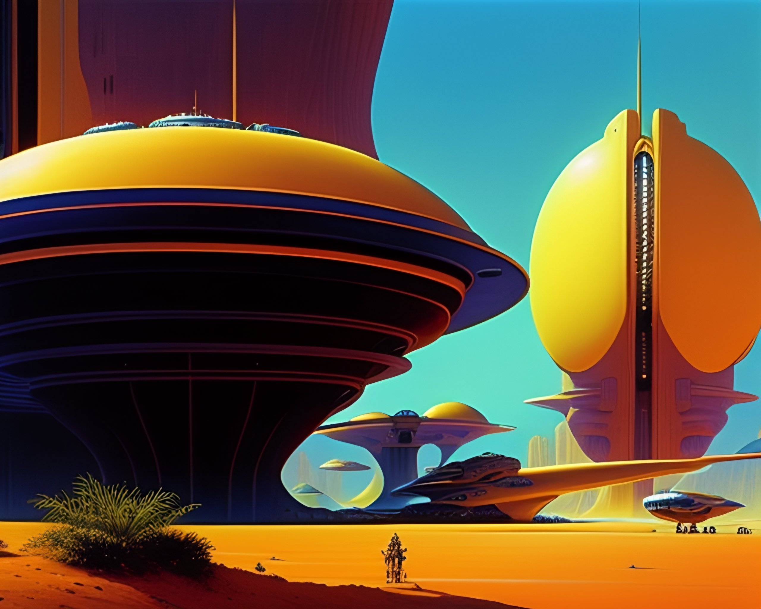 Lexica - Photorealistic image of a retro futurism, solarpunk, biopunk ...