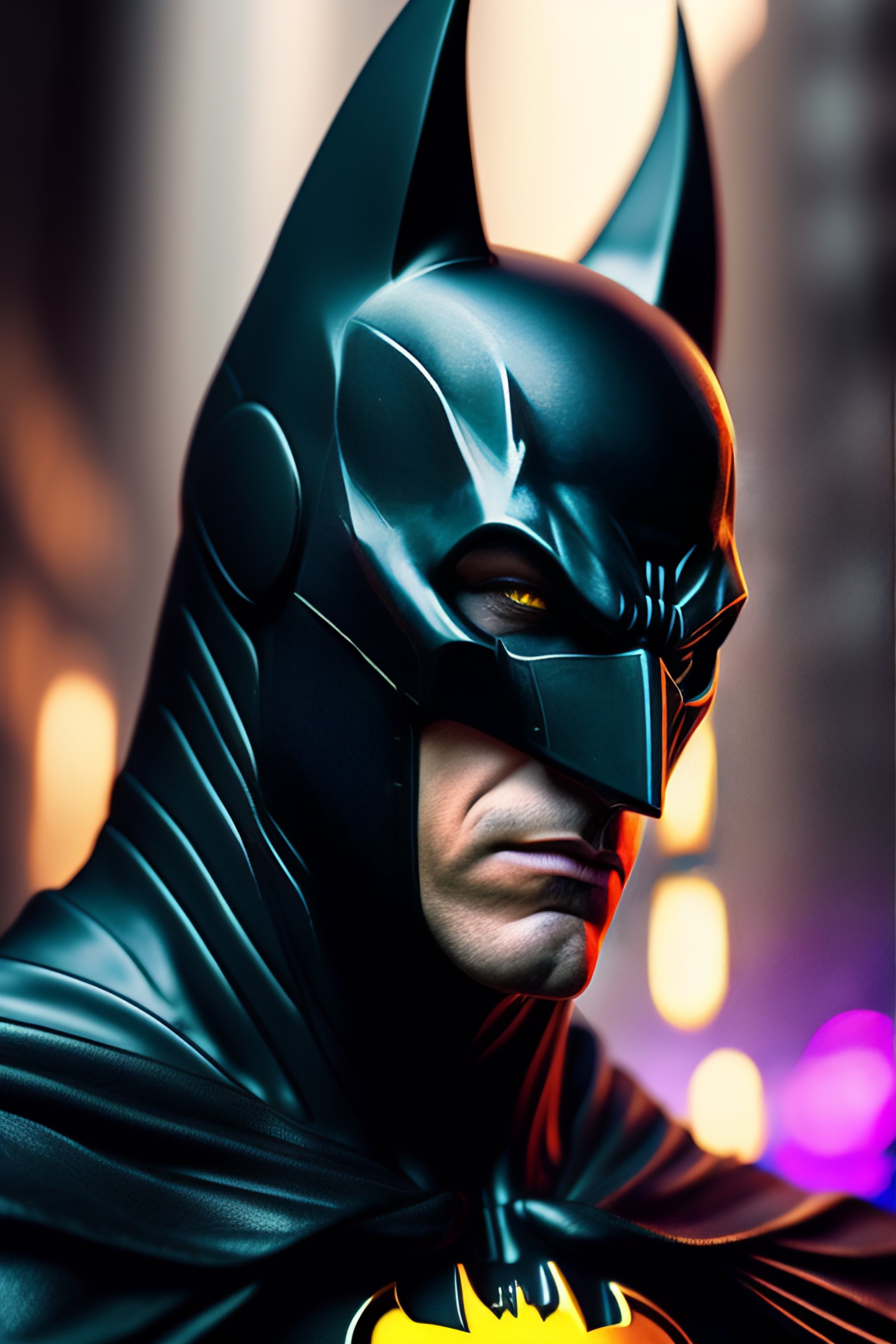 Lexica - Batman in cyberpunk style