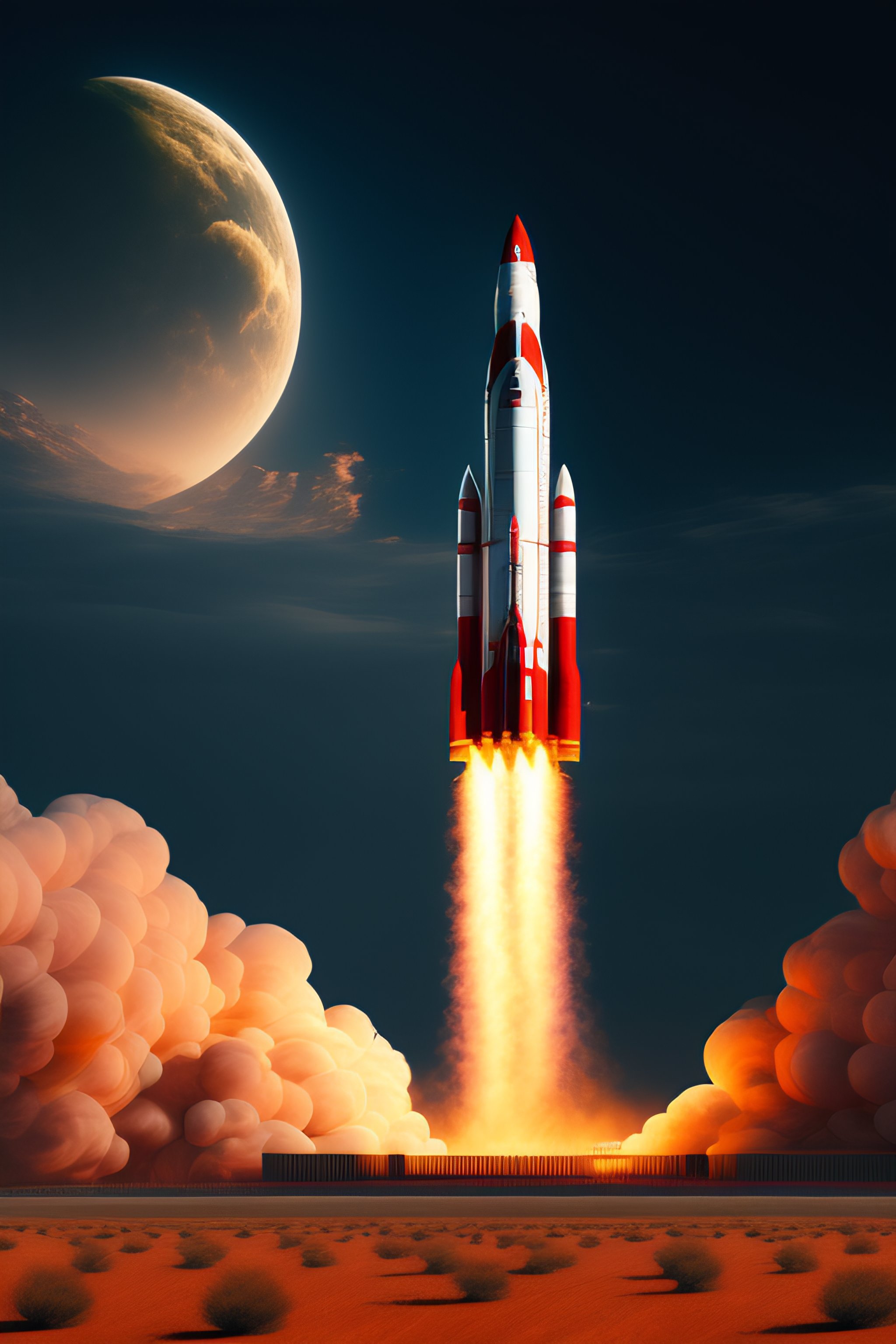 Lexica - Soviet mosaic. Gagarin. Rocket in the background. Epic. 4k