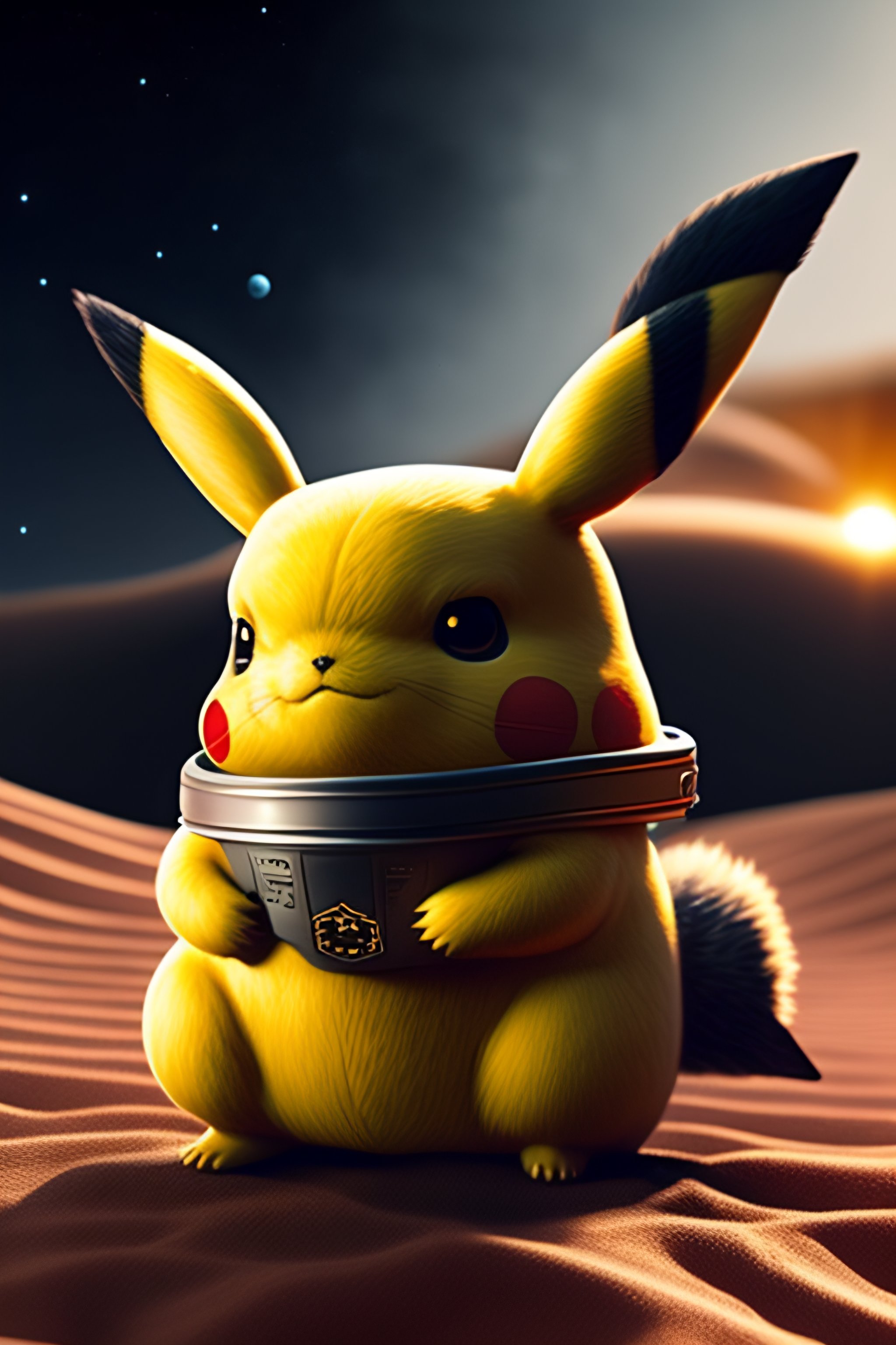 Lexica - Pikachu in interstellar movie