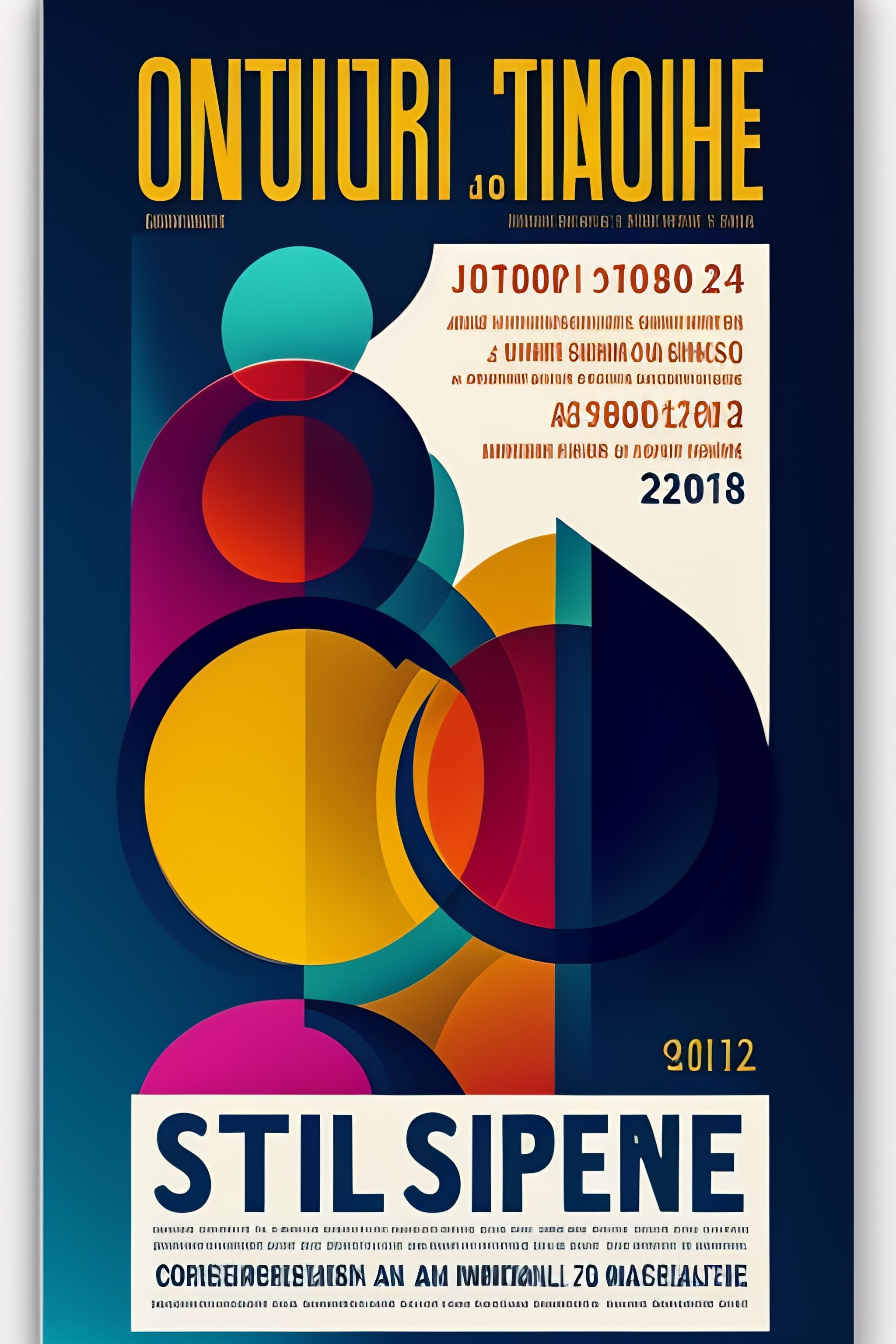 Lexica - Une affiche pour un colloque universitaire simple et sobre