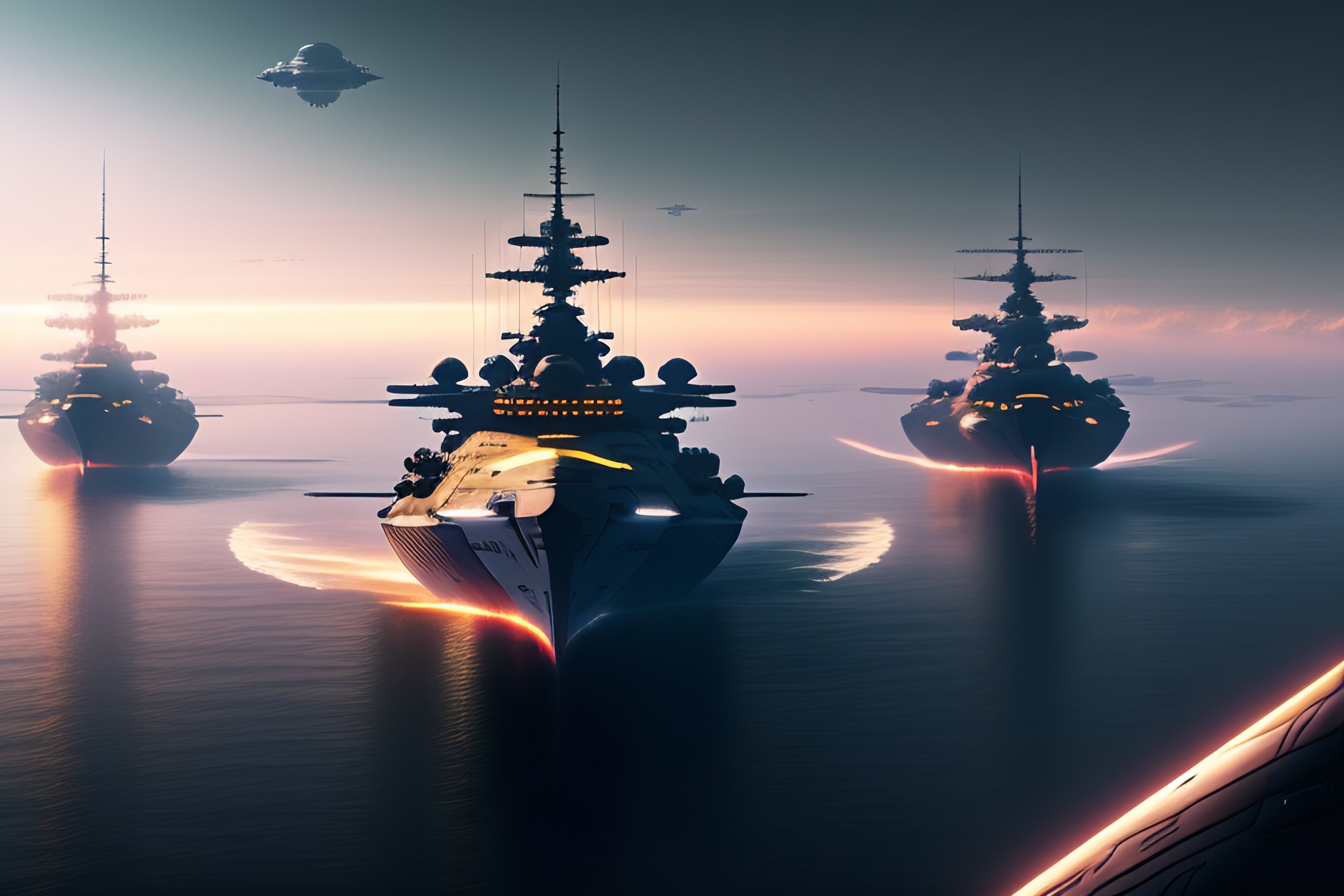 Lexica - Space Battle realistic multiple fighter ships with bigger ...