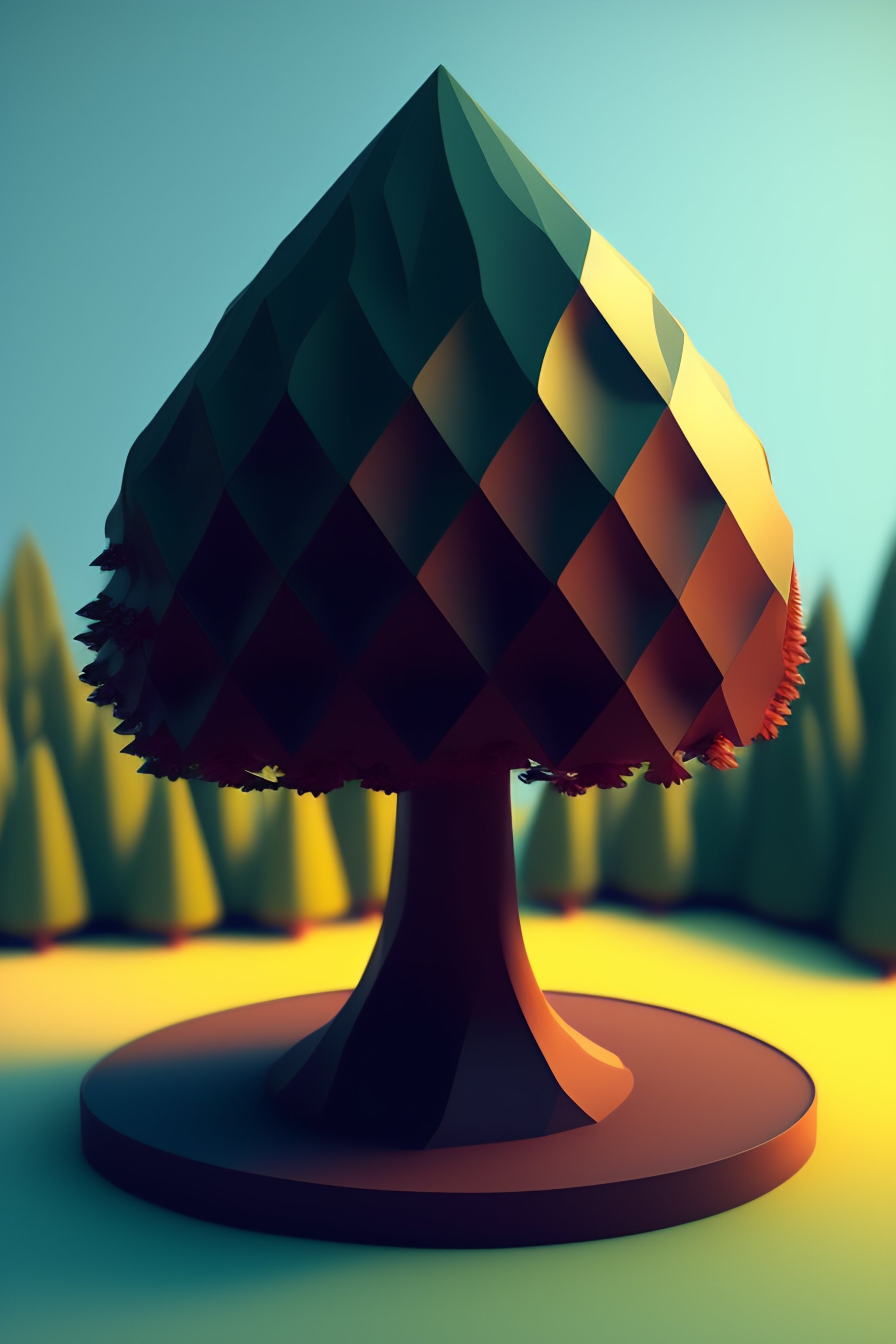Lexica - Low poly tree