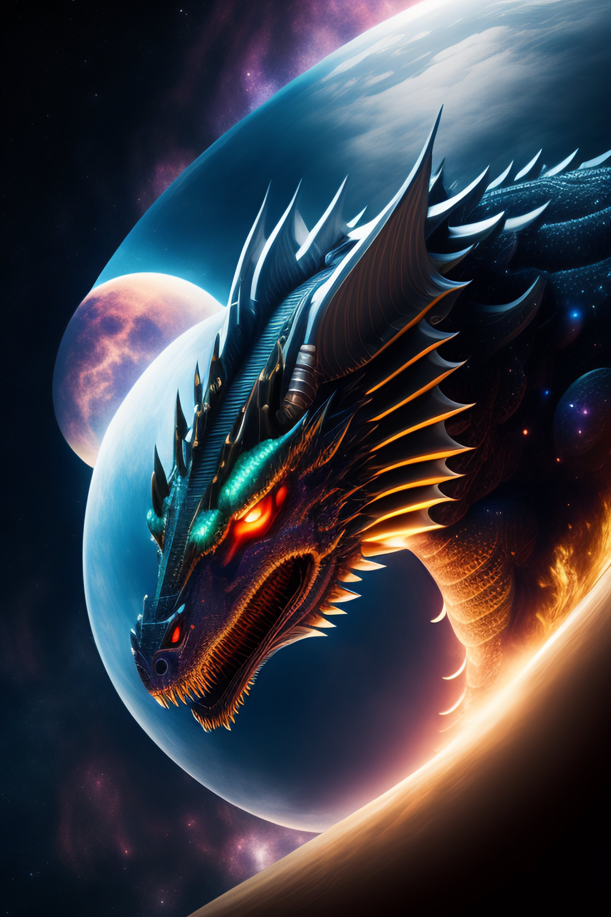 Robot Dragon Wallpaper