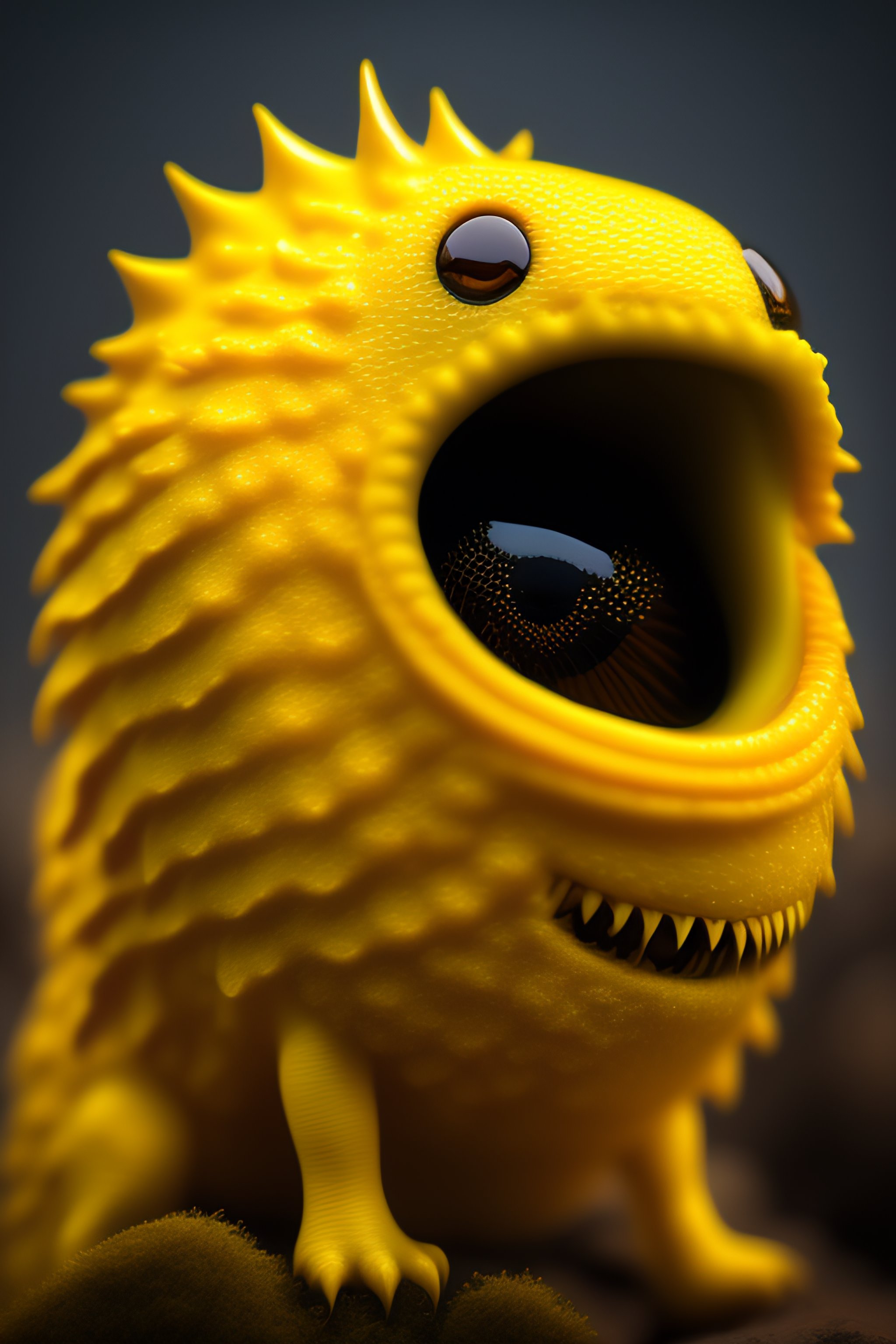 Lexica - Yellow Small Monster gothic horror