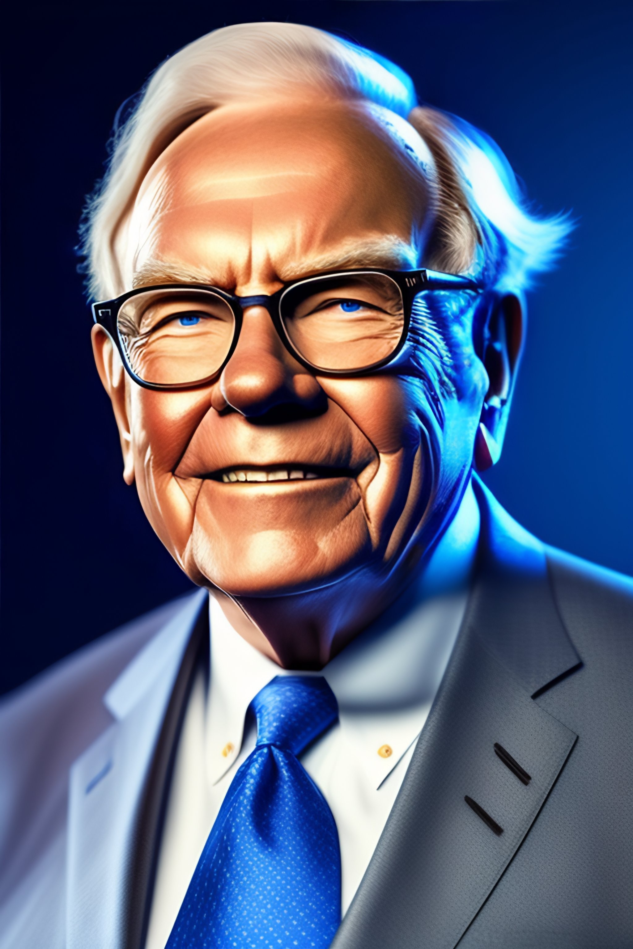 Lexica - Highly detailed potrait of warren buffett, unreal engine 5, 8k ...