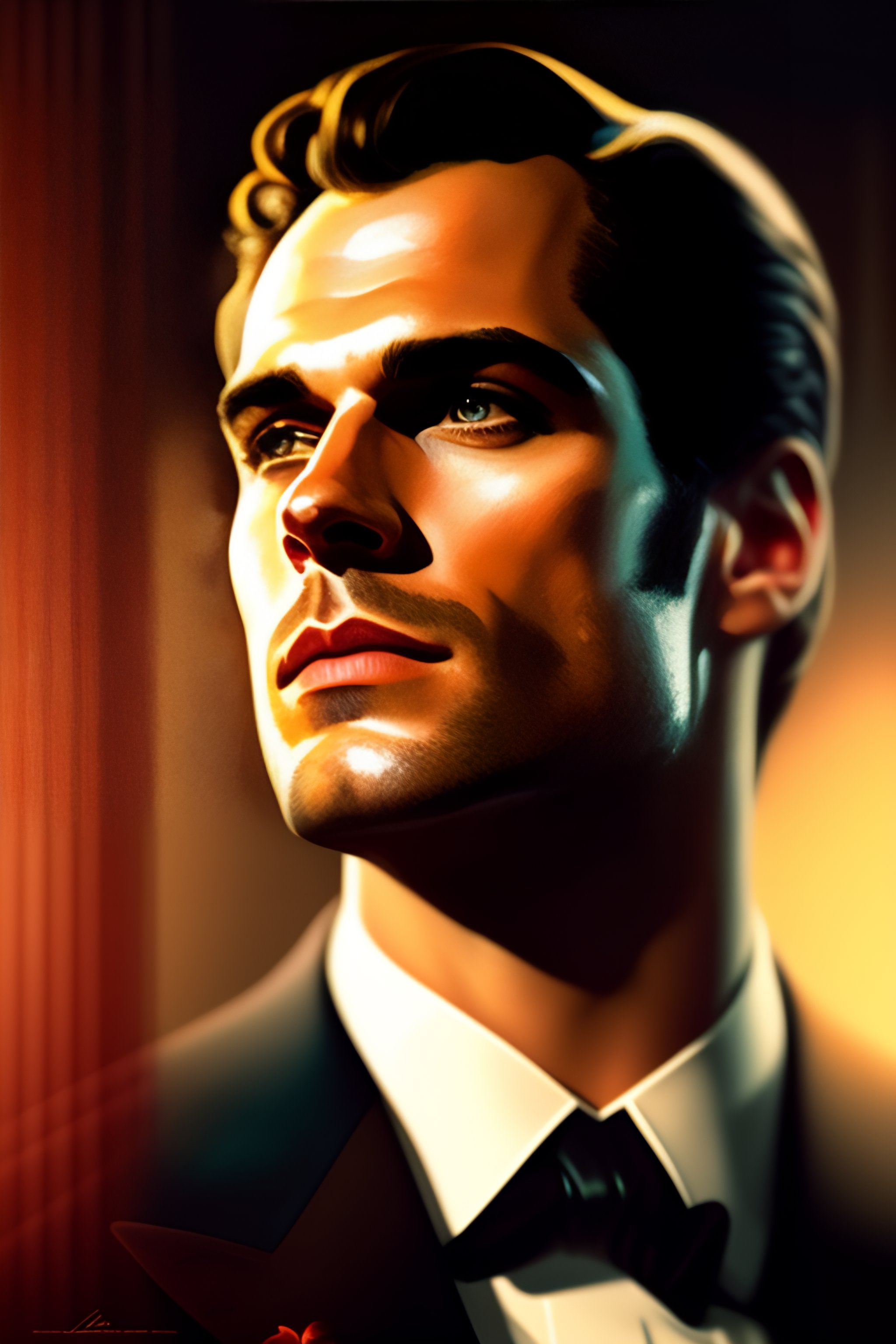 Lexica - Portrait of henry cavill as james bond, casino, key art ...