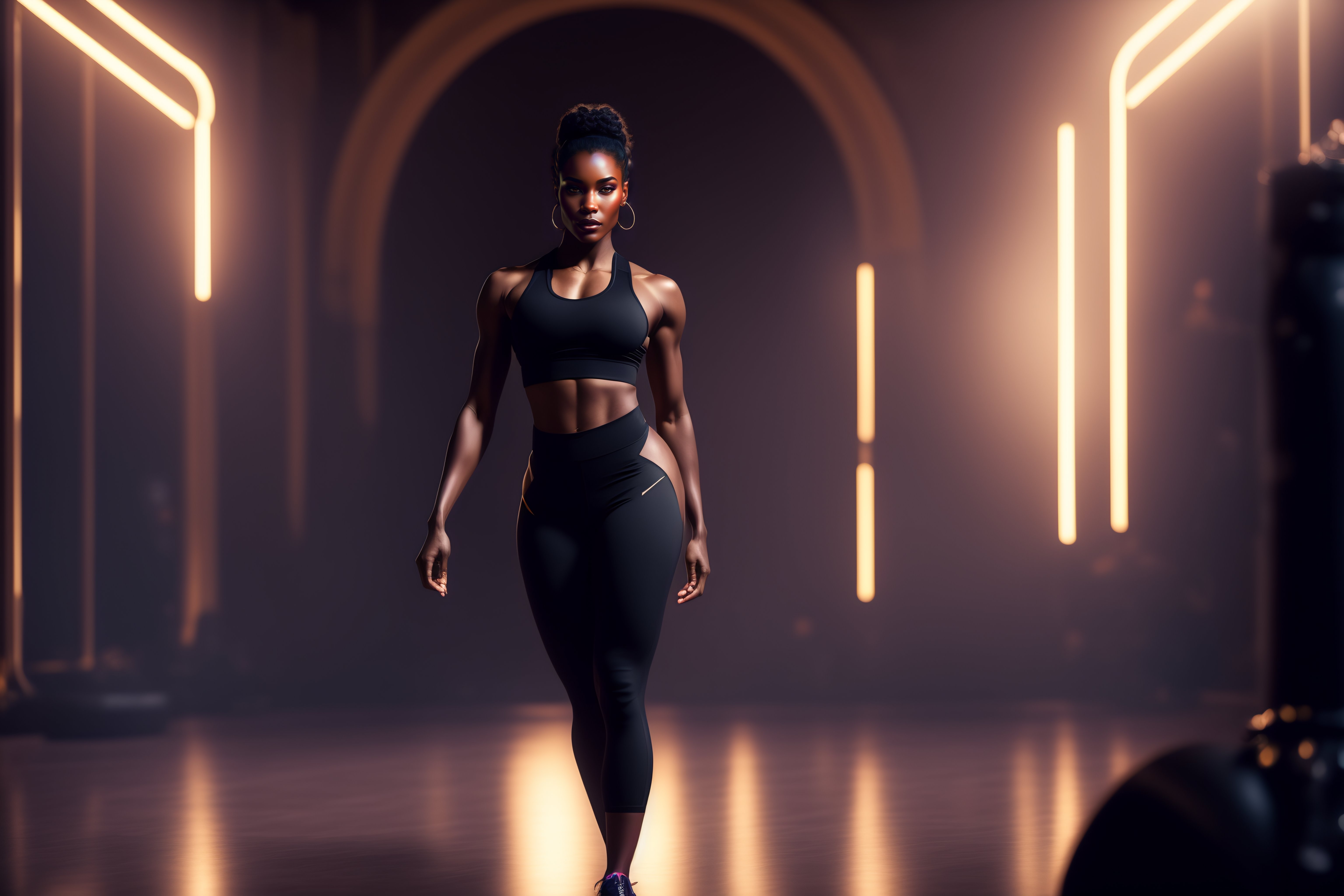 Lexica - Behind the scenes scene of a full-body action shot, of a ...