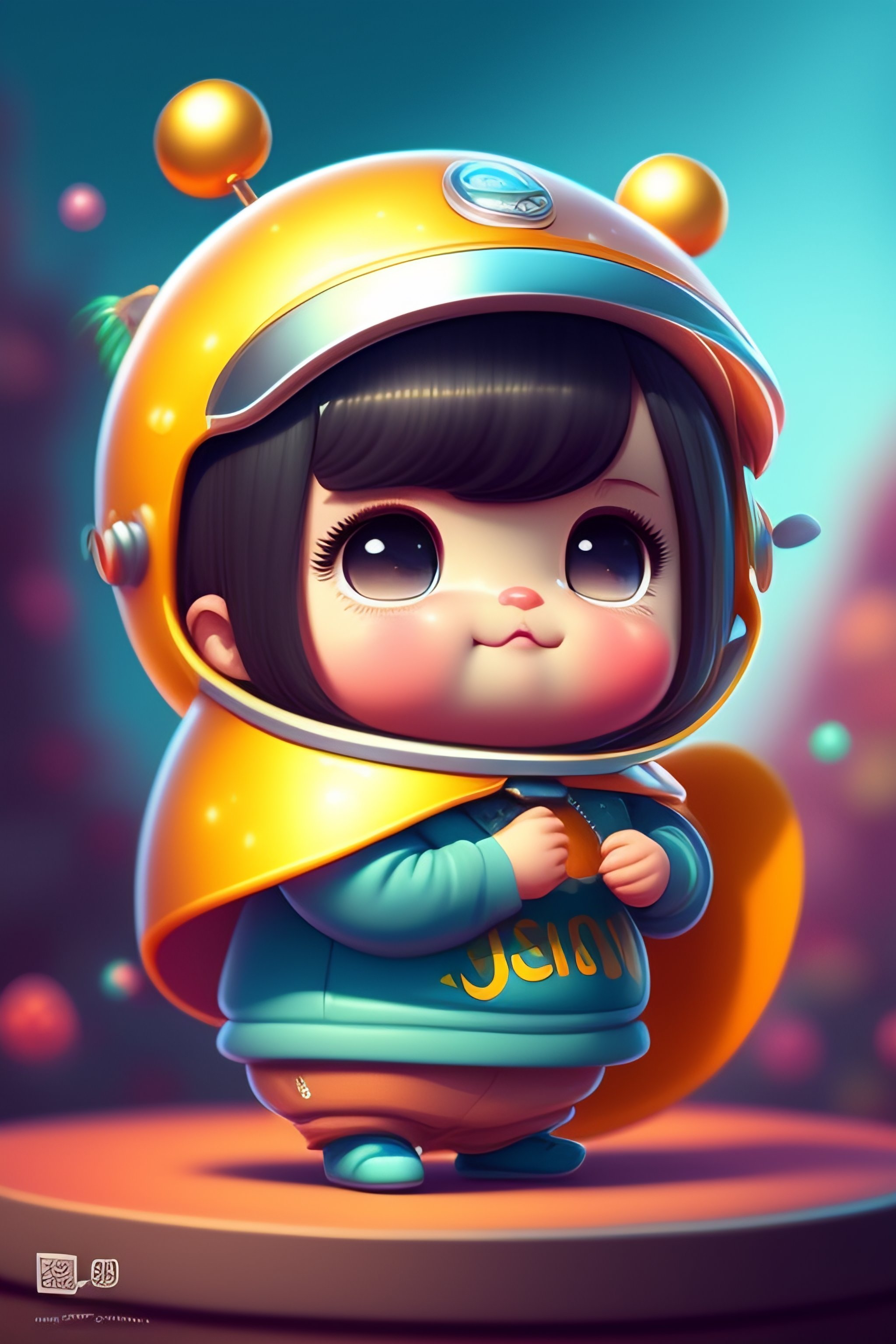 Lexica - Cute and adorable cartoon it baby, fantasy, dreamlike ...