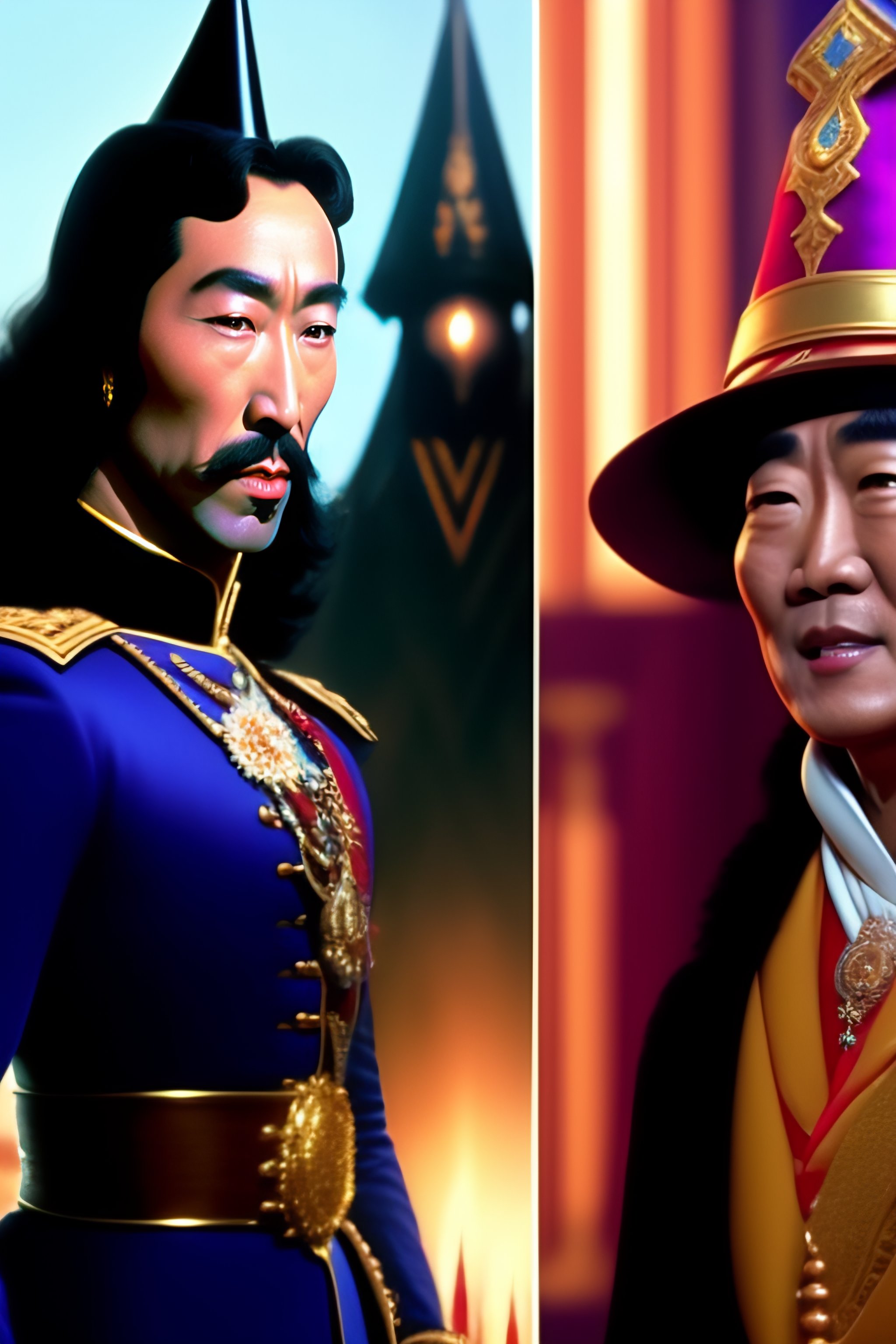 Lexica - Jhon lennon as prince charming and joko ono as an evil witch ...