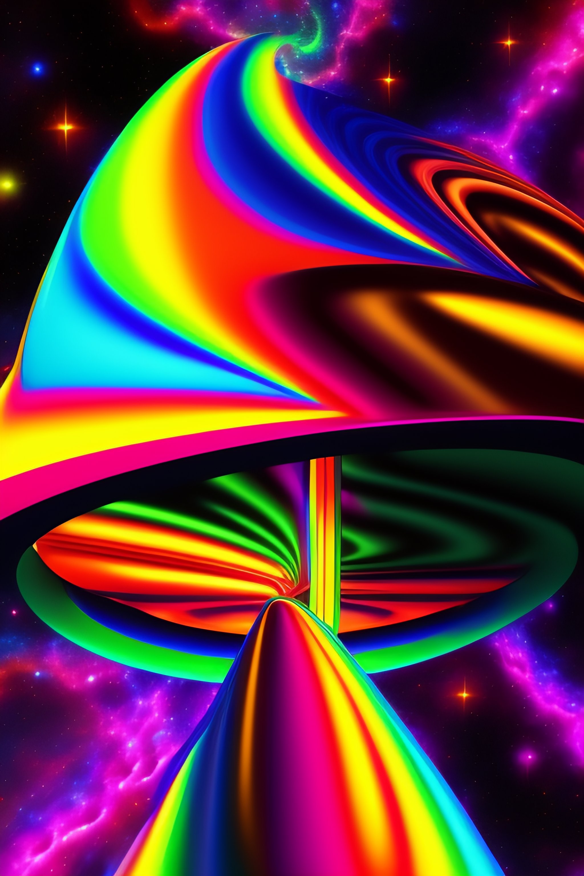 Lexica - Psychedelic Vintage full Shot 1960's cartoon Poster with hippy ...