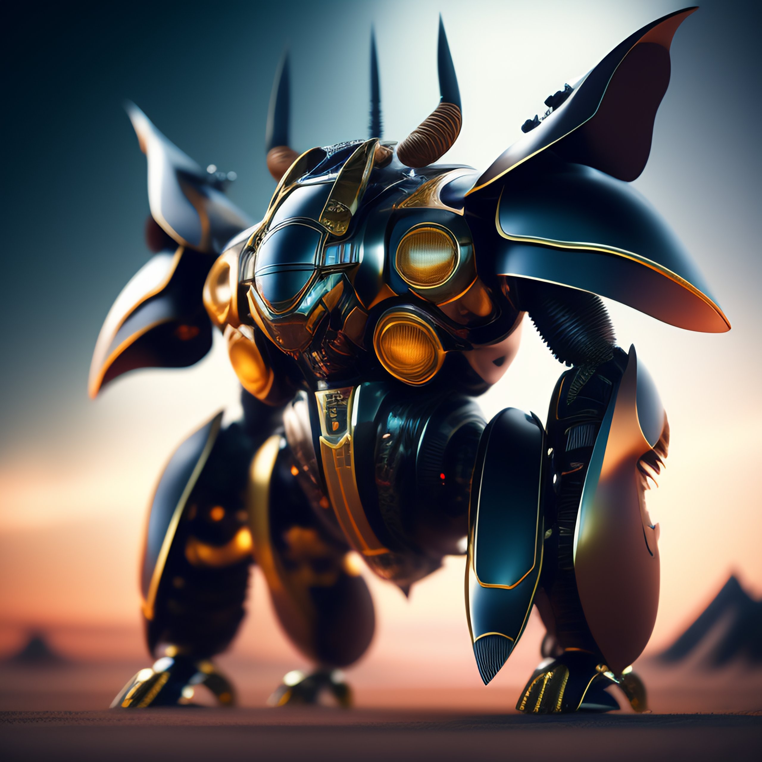 Lexica - Propeller and rhinocerosbeetle hybrid mechanical bionic ...