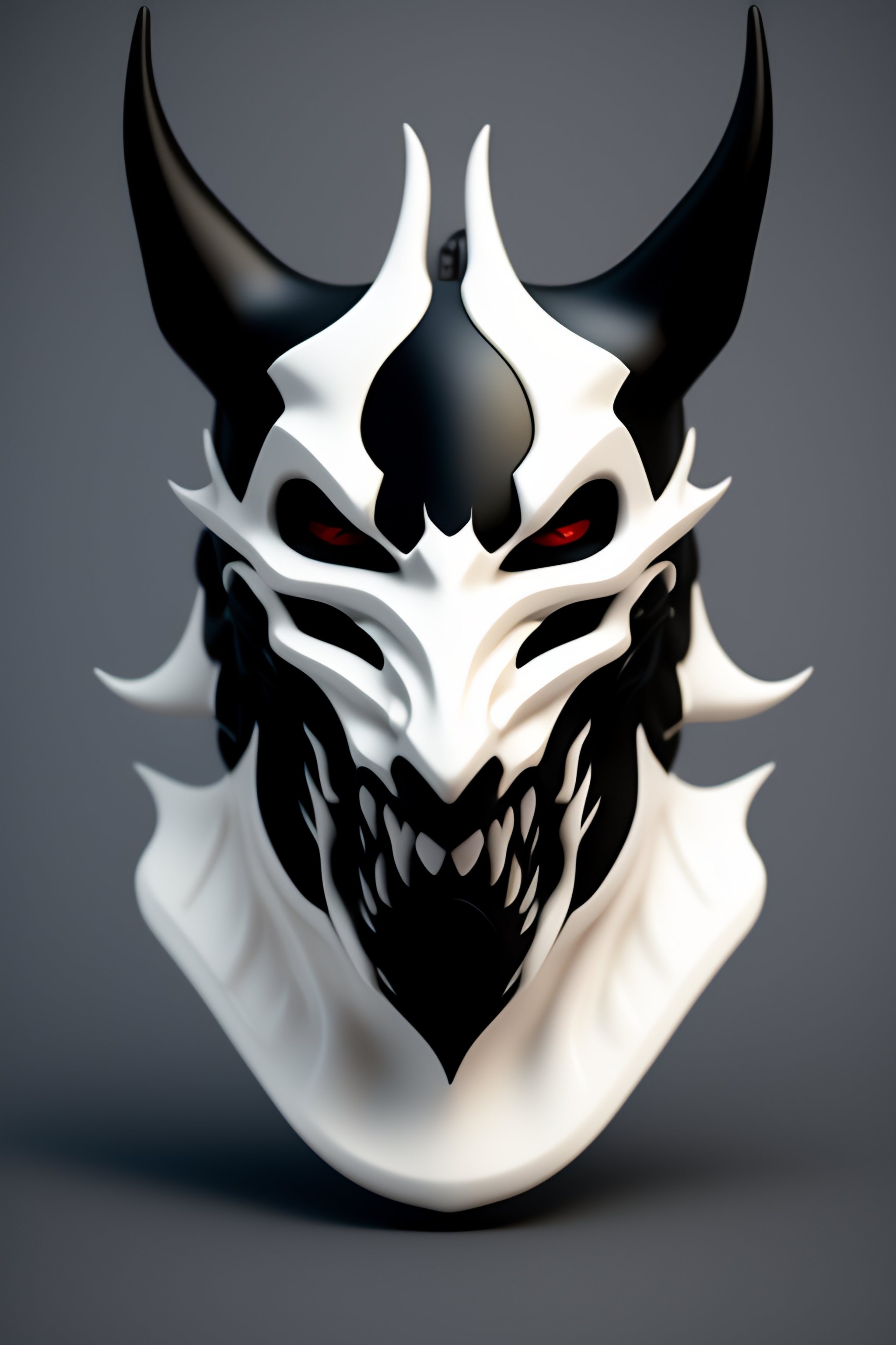 Black Oni Mask